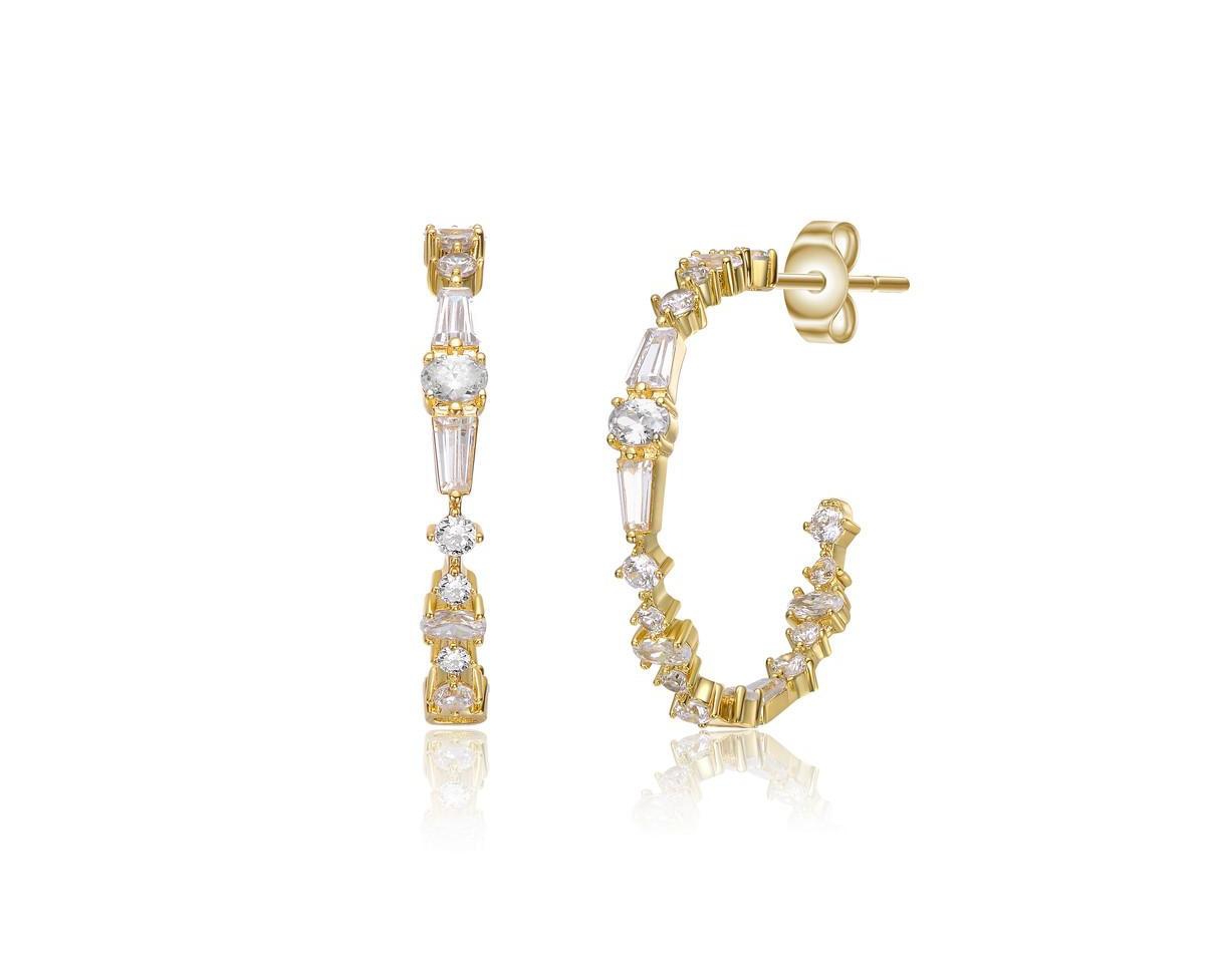 Click here for Rachel Glauber Brilliant 14K Gold Plated Multi-Sha... prices