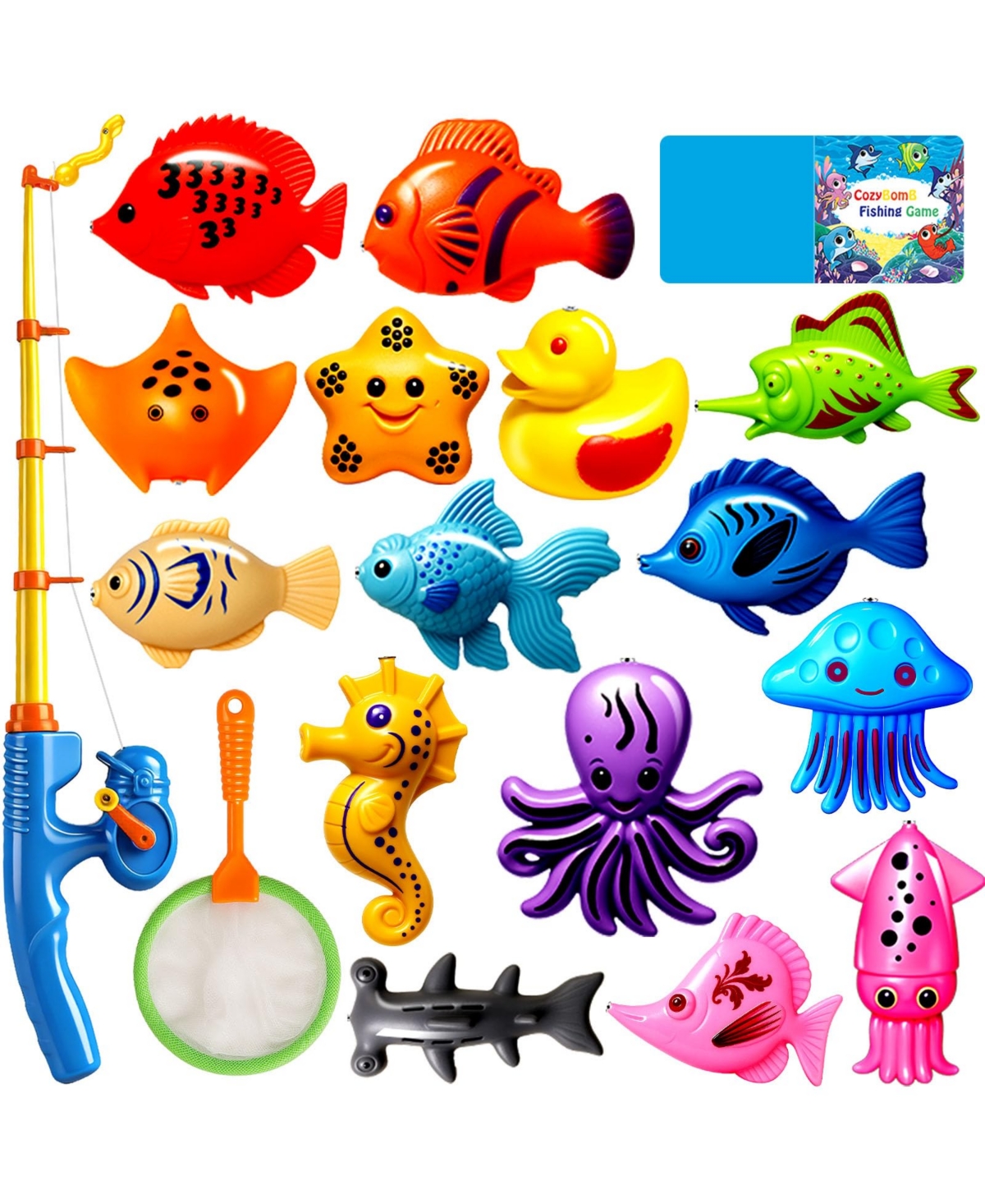 Click here for Gnuadz 15 Fishes Fishing Game Set Water Table Bath... prices