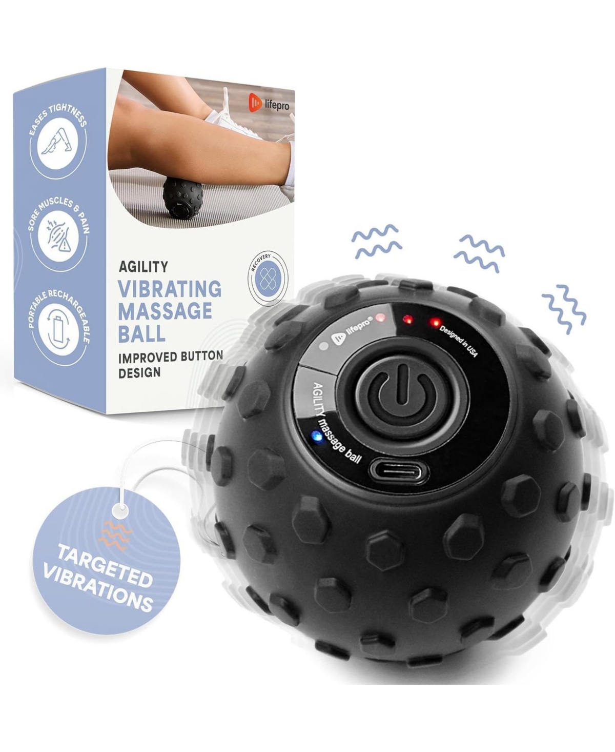 Click here for LifePro 4-Speed Vibrating Peanut Massage Ball | La... prices