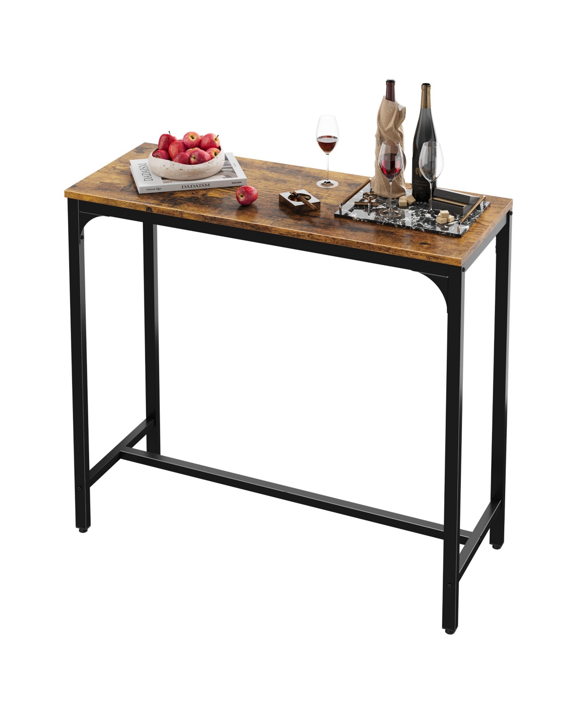 Click here for Gaomon Industrial Bar Table  Metal Narrow Kitchen... prices