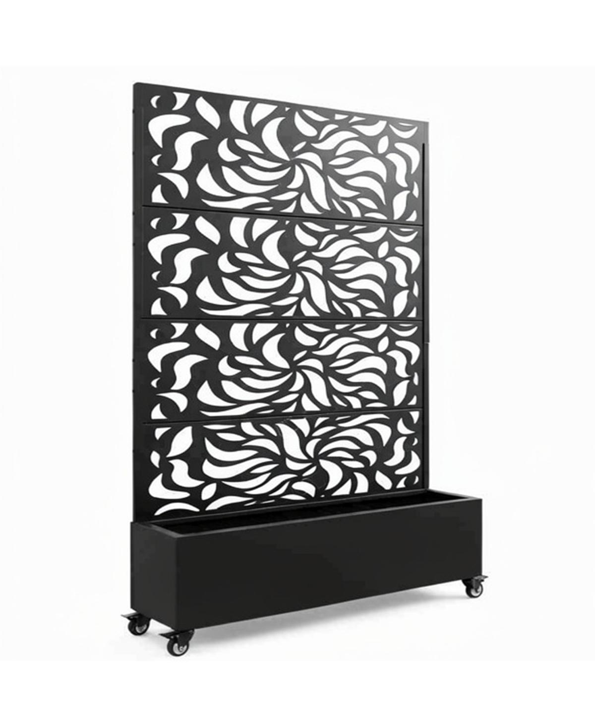 Click here for Streamdale Furniture 70.87 Leaf Pattern Privacy Sc... prices