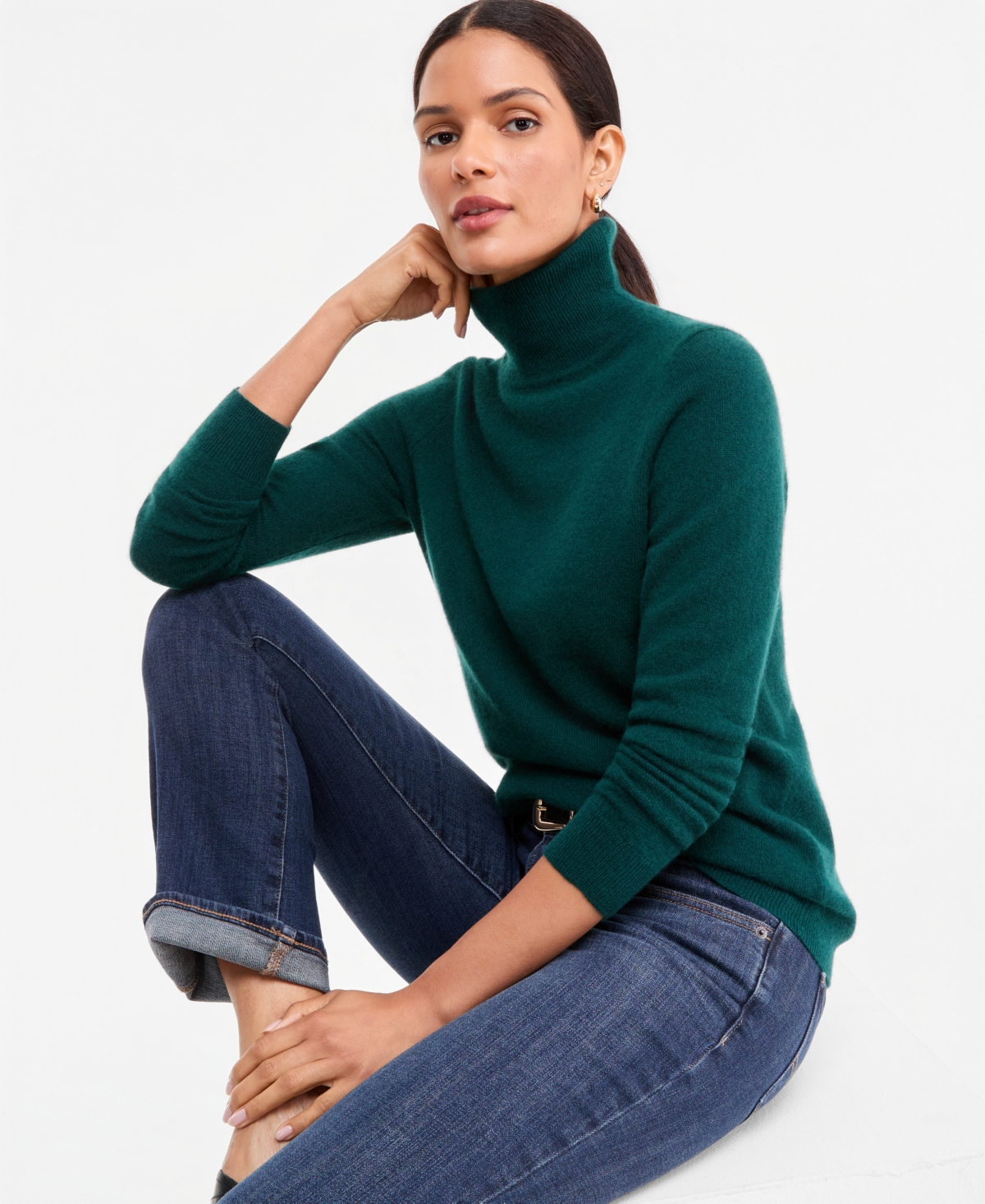 Click here for Charter Club Womens 100 Cashmere Turtleneck Sweate... prices
