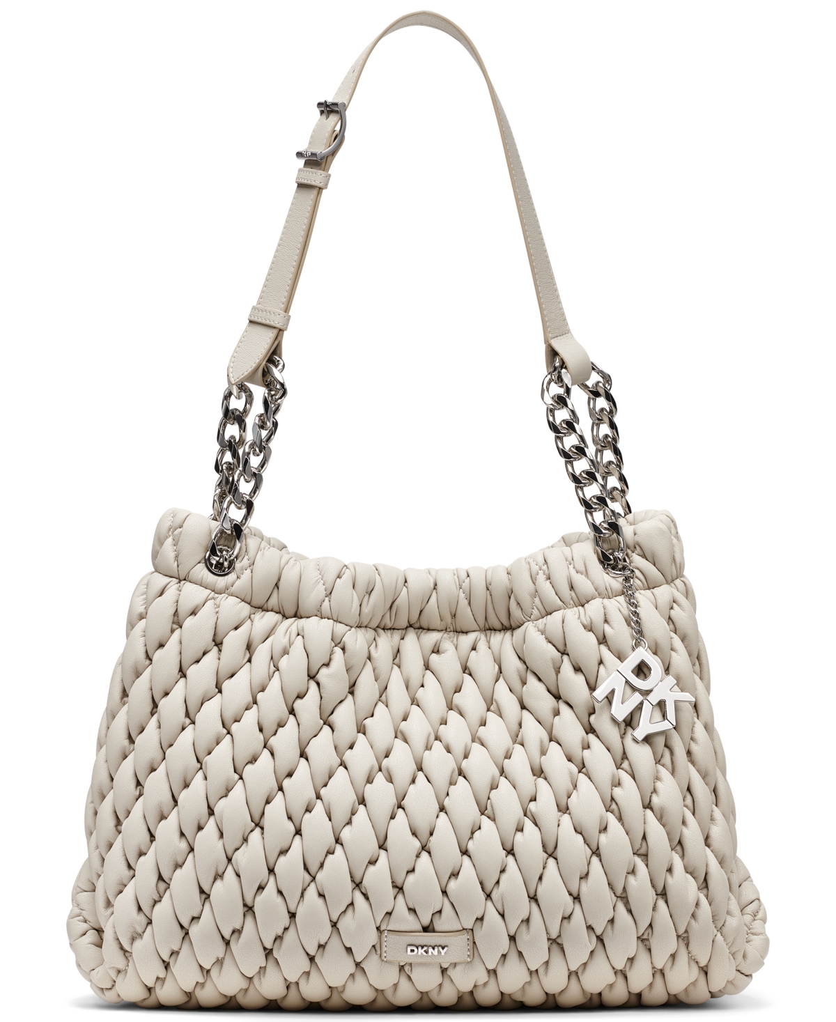 Click here for Dkny Raya Magnetic Small Shoulder Handbag - Light... prices
