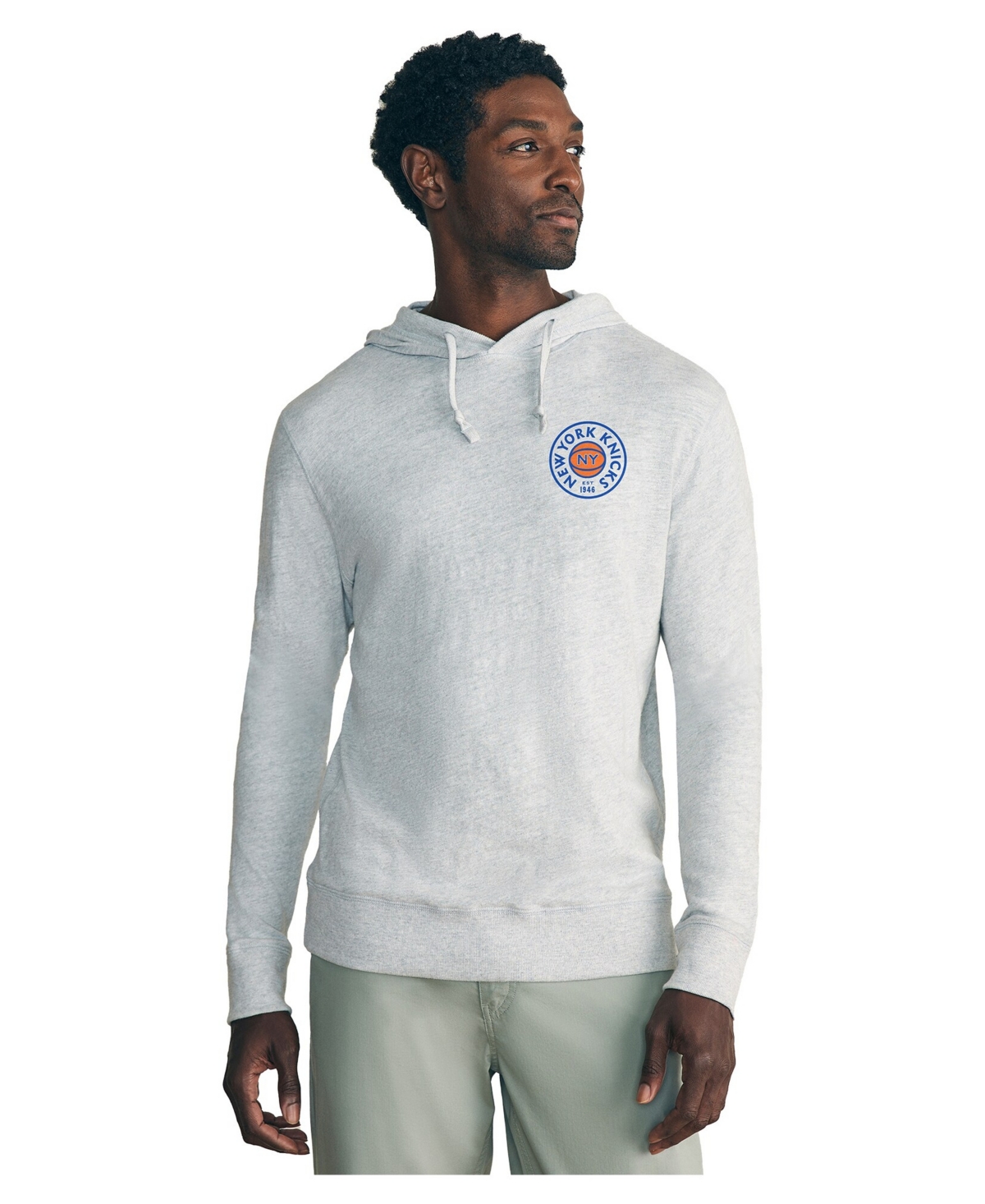 Click here for Faherty Mens Heather Gray New York Knicks Sunwashe... prices