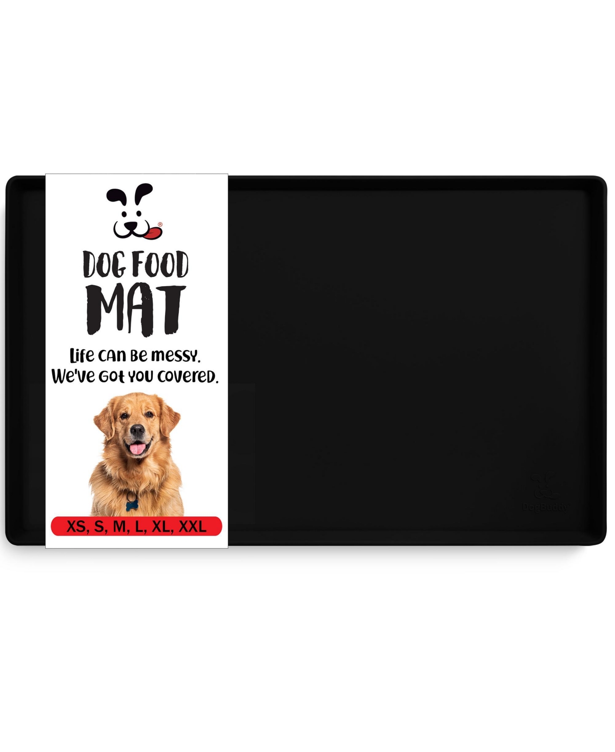 Click here for DogBuddy Dog Food Mat/ Pet Placemat - Black prices