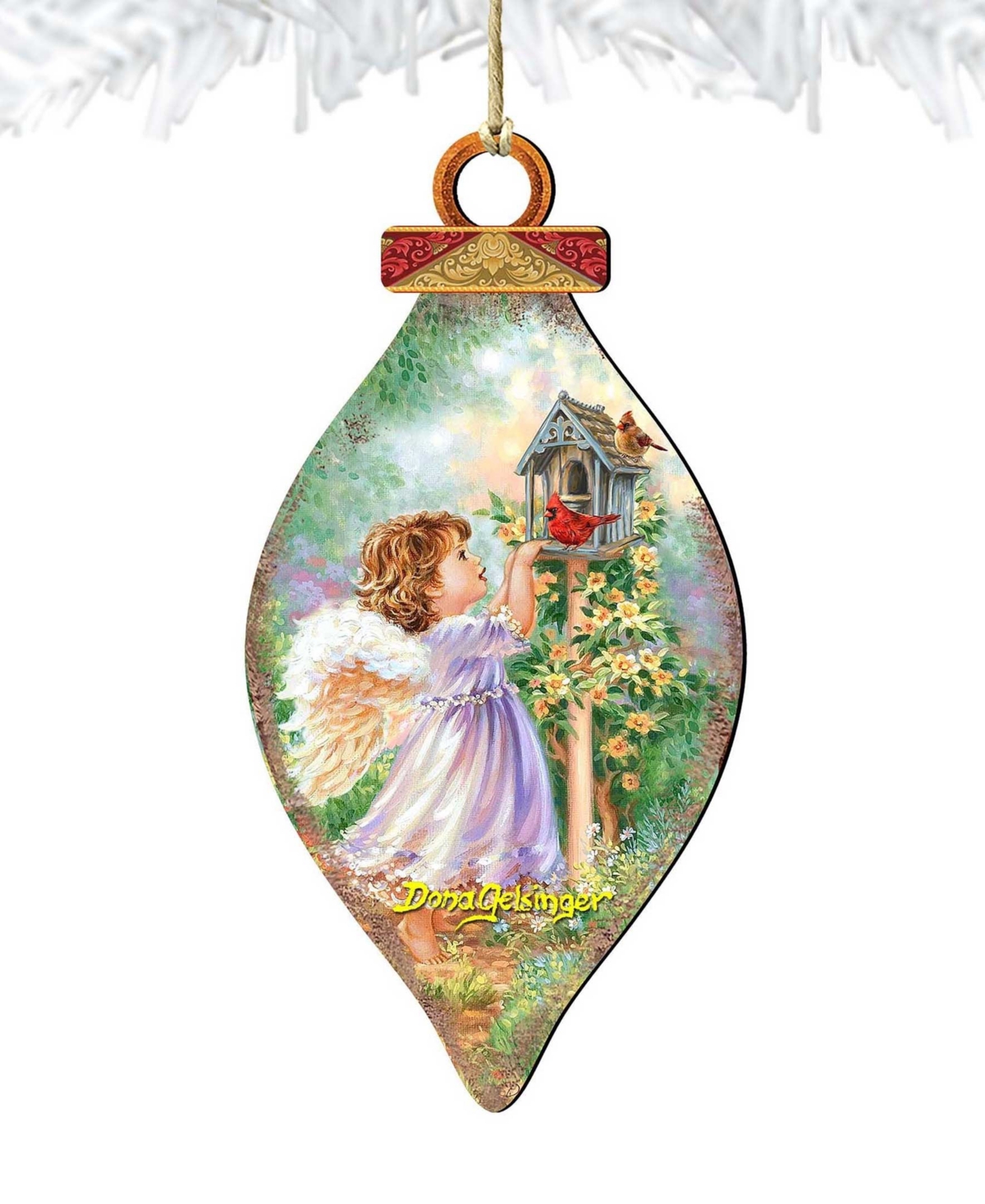Click here for Designocracy Angels Are Near Holiday Ornament - Mu... prices