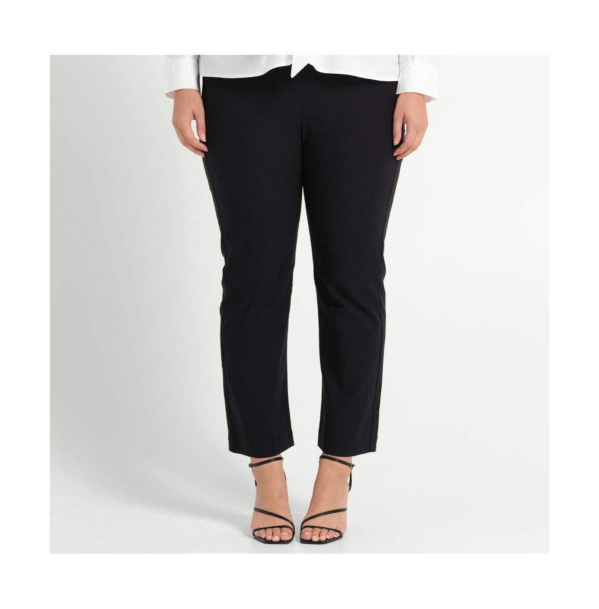 Click here for Estelle Plus size Kora Straight Leg High Rise Slim... prices