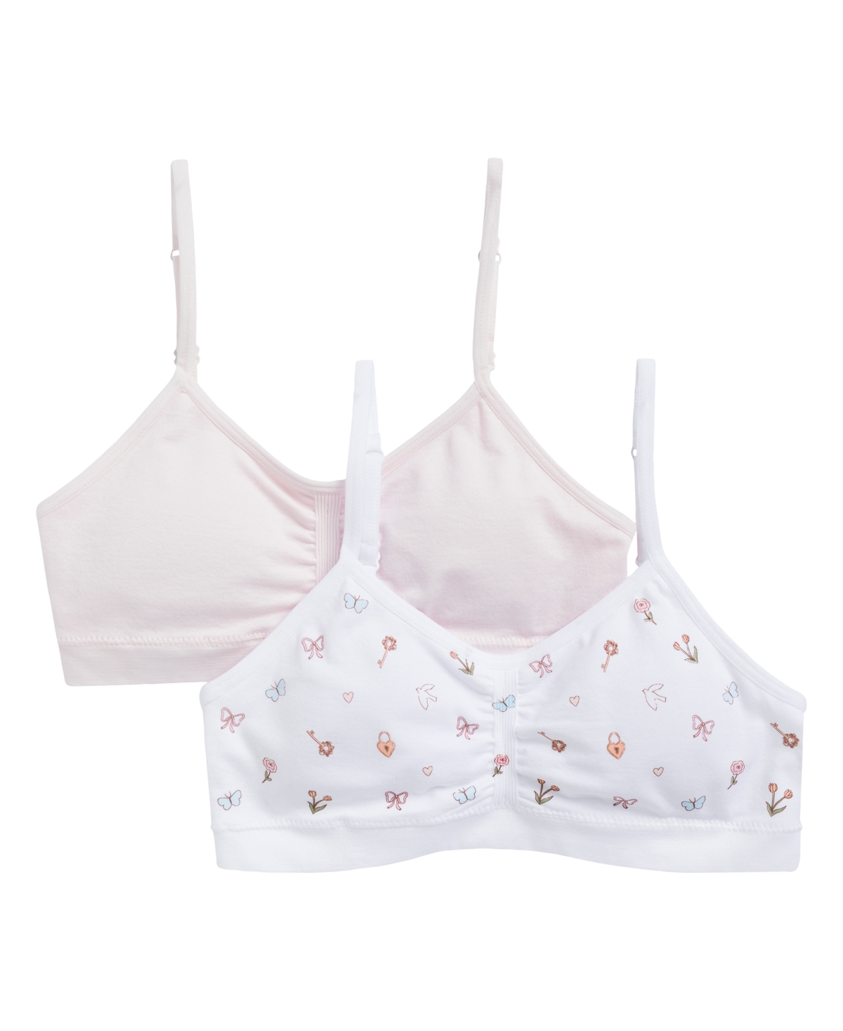 Click here for Maidenform Little & Big Girls 2-Pack Seamless Ruch... prices