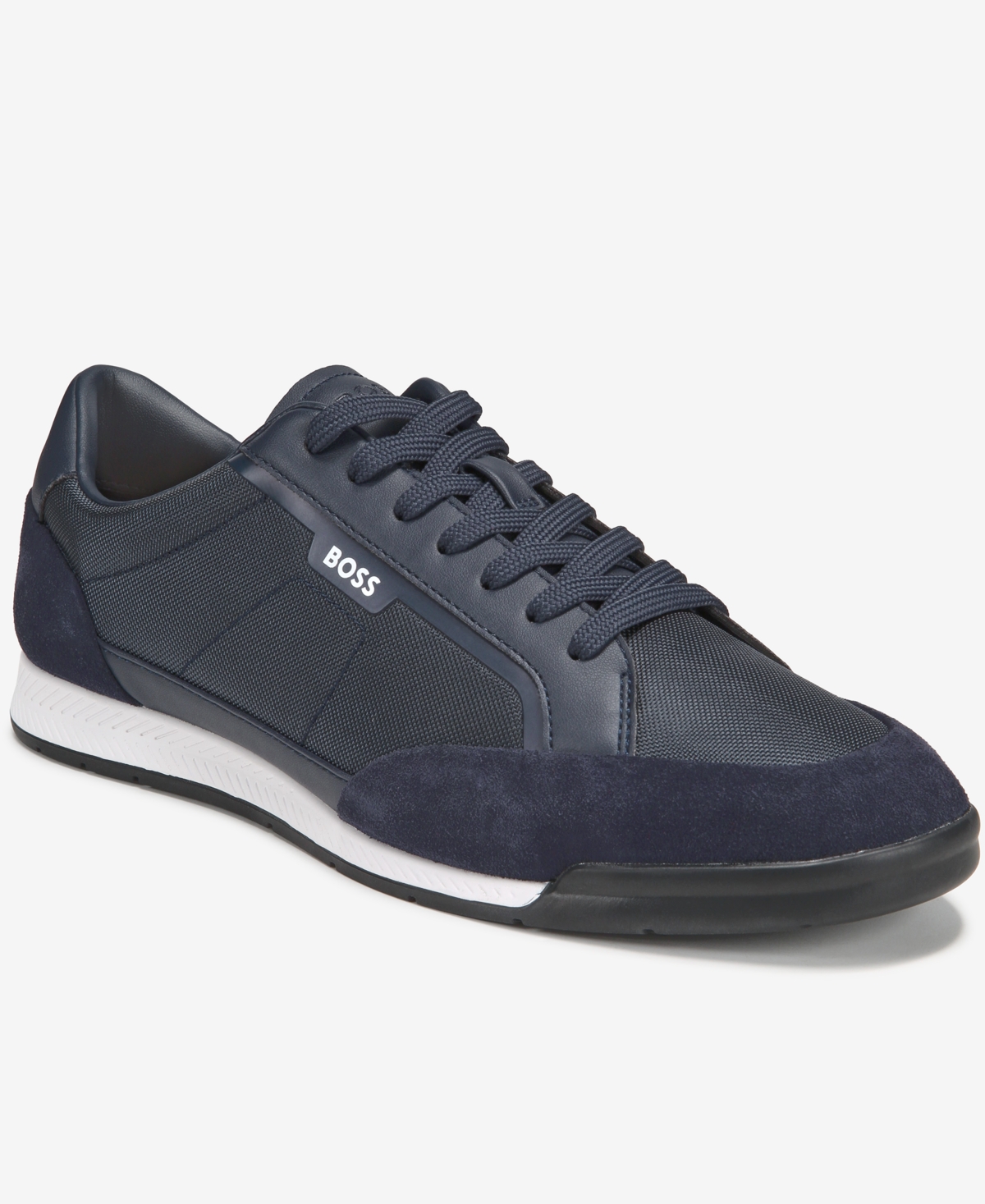 Click here for Boss by Hugo Boss Mens Nitan Low Top Sneakers - da... prices