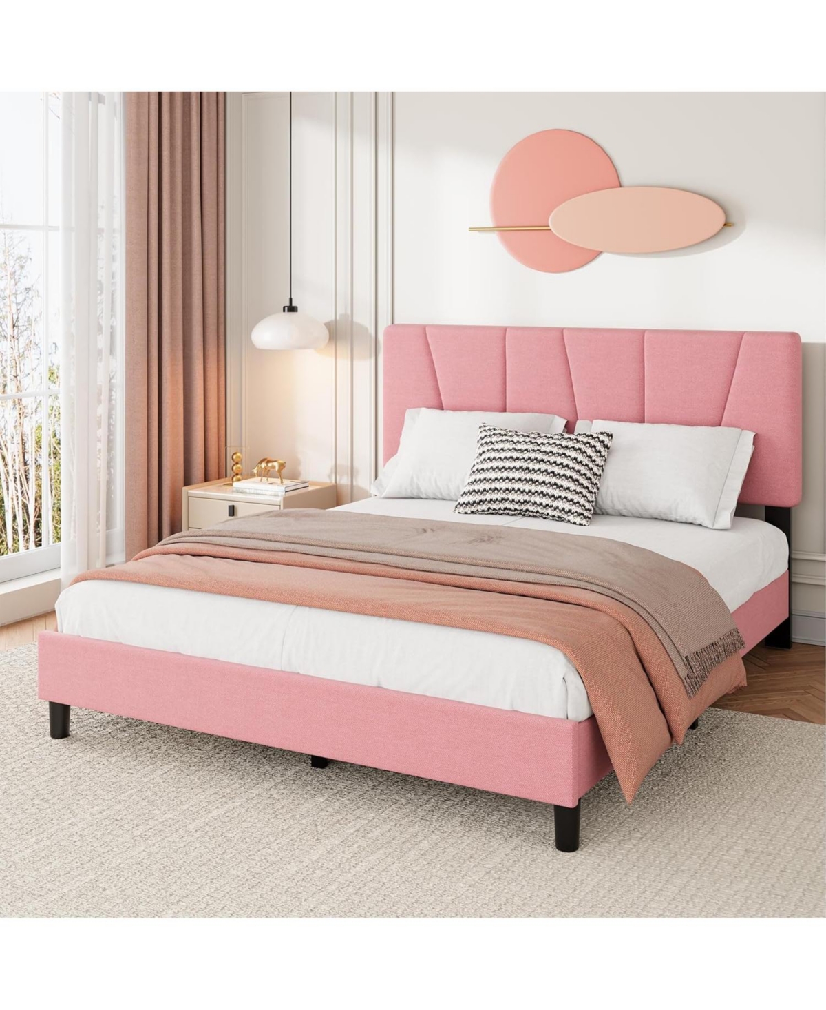 Click here for gaomon California Platform Bed Frame with 3-Level... prices