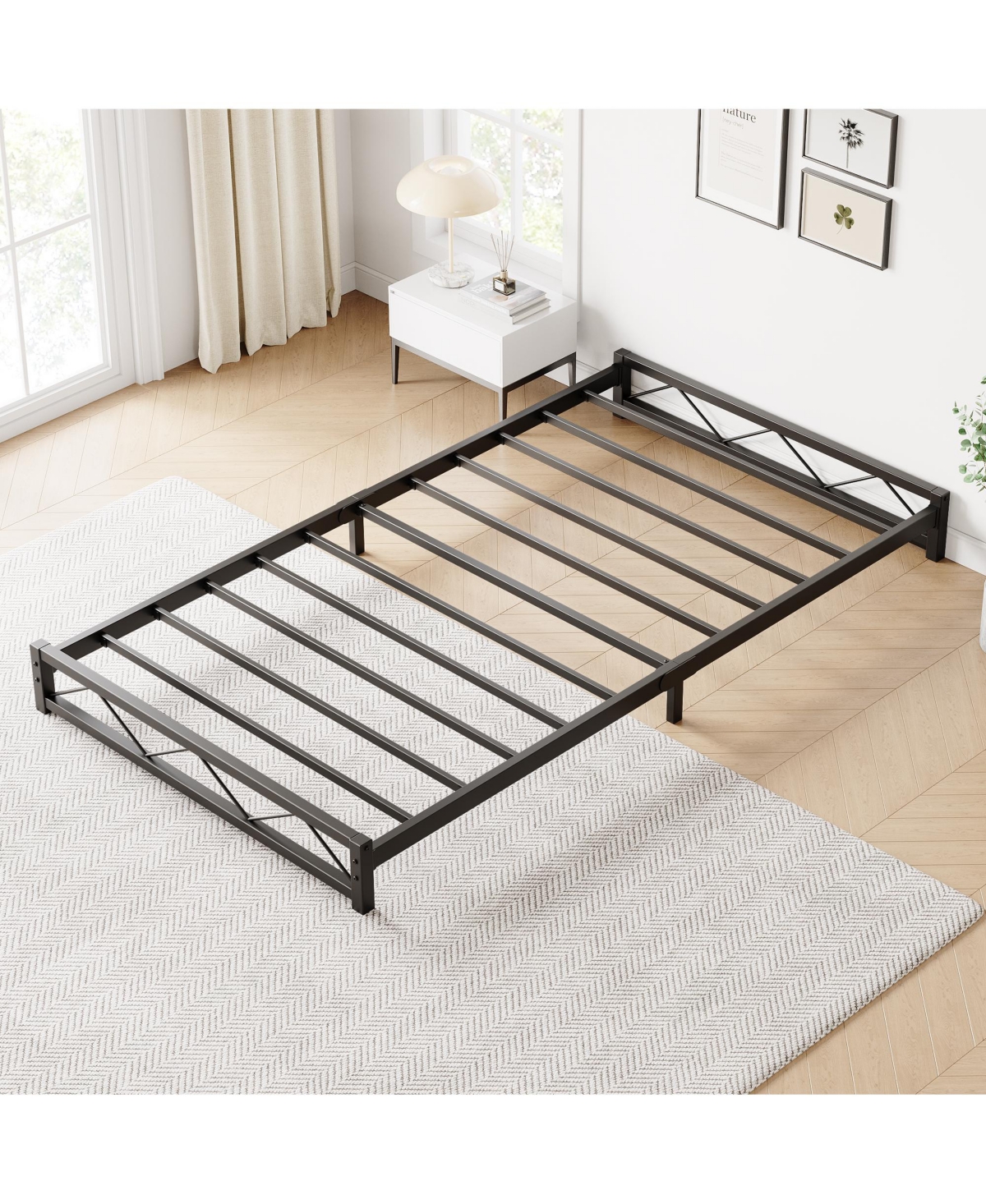Click here for homfan Heavy Duty Metal Platform Bed Frame - 6 Inc... prices
