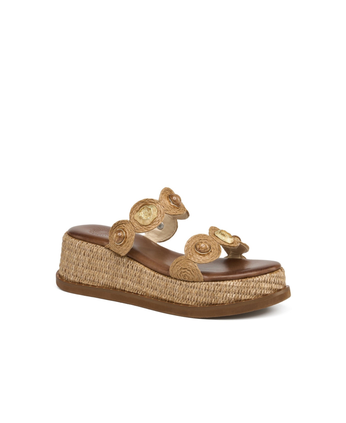 Click here for Grace Footwear Womens Venice Raffia Platform Sanda... prices