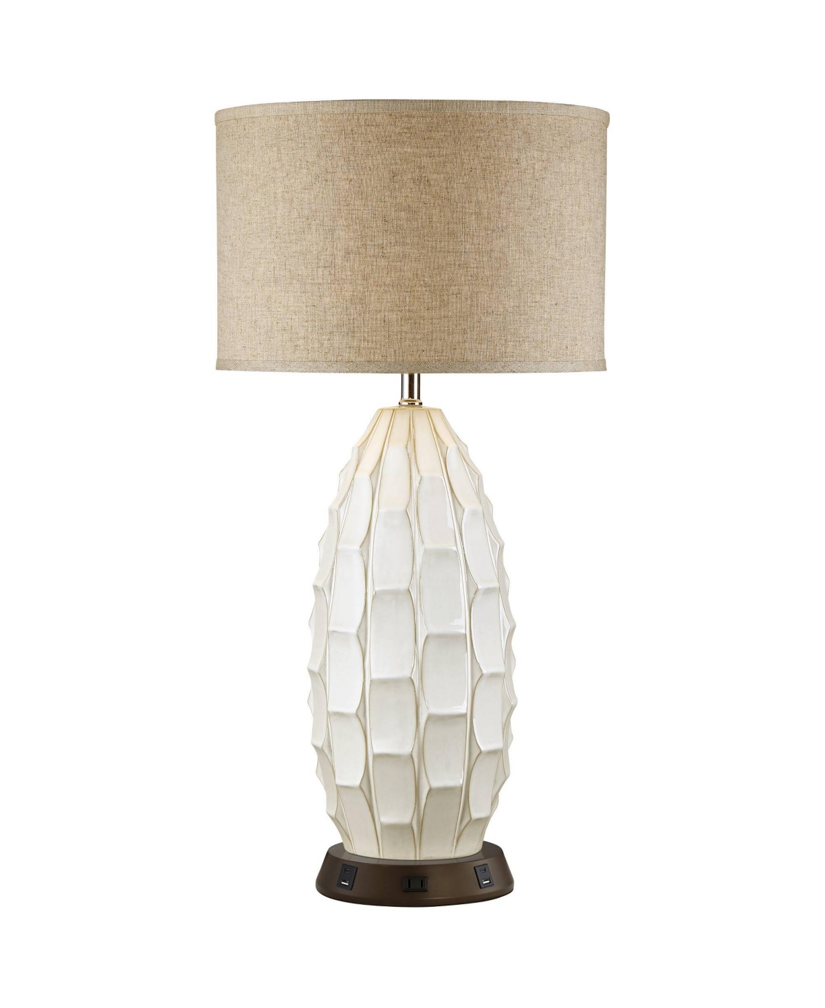 Click here for Possini Euro Design Mid Century Coastal Table Lamp... prices