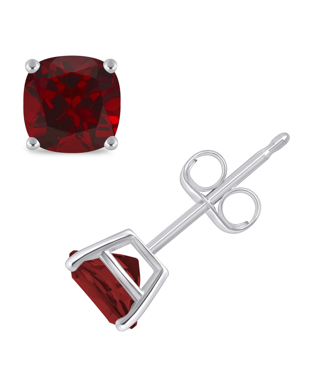 Click here for Gemstone Stud Earrings in Sterling Silver - Garnet prices
