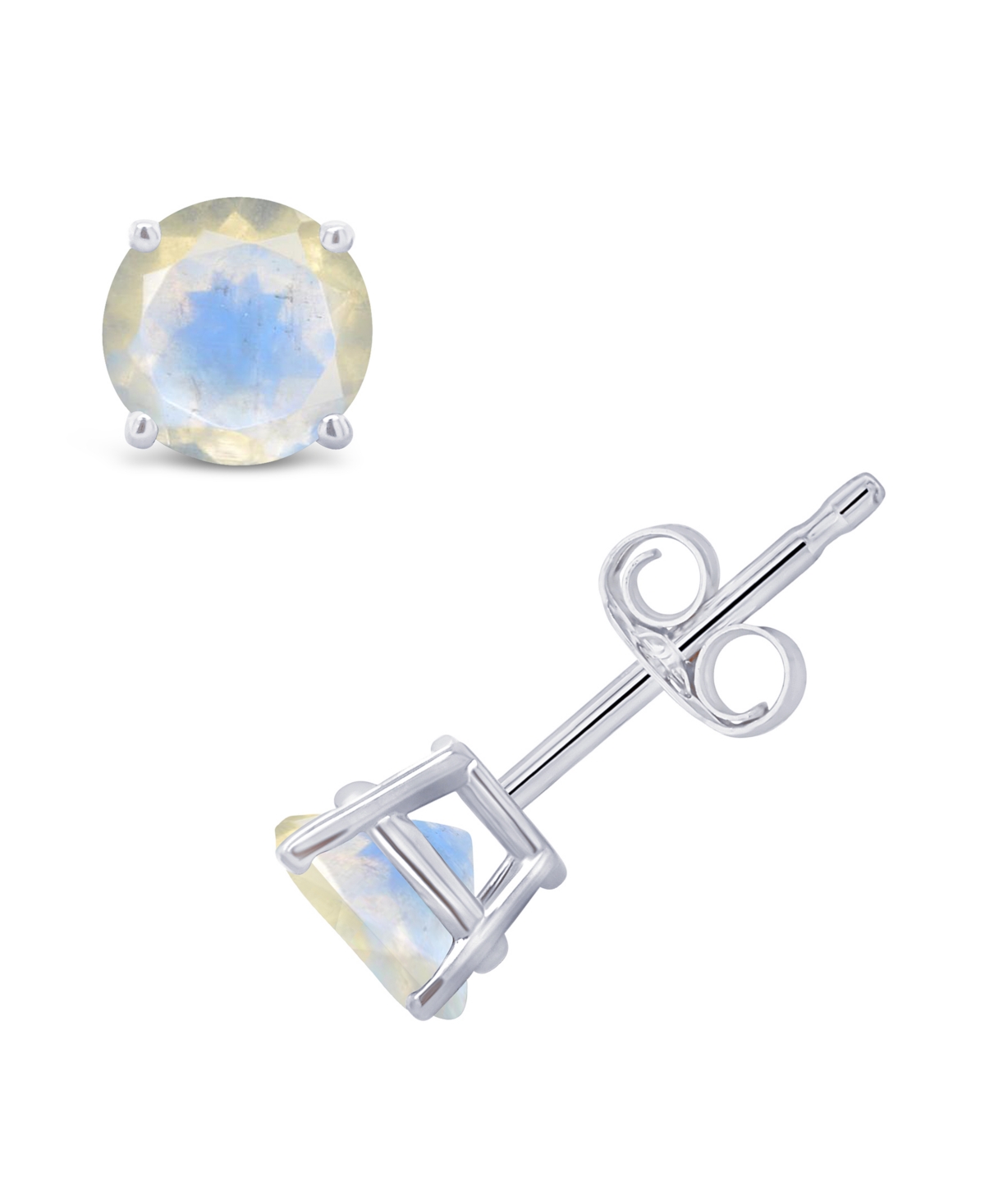 Click here for Moonstone (1-1/10 ct. t.w.) Stud Earrings in 14K W... prices