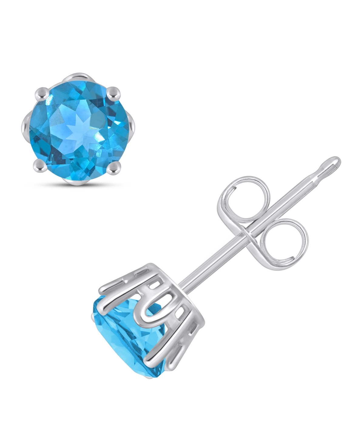 Click here for Rhodolite Garnet Stud Earrings (1-1/5 ct. t.w.) in... prices