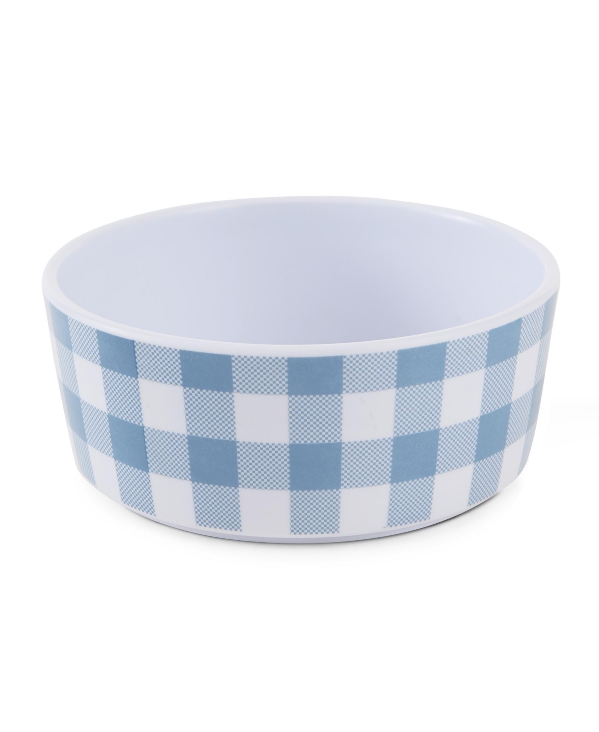 Click here for Bone Dry Gingham Melamine Single Pet Bowl Non-Slip... prices