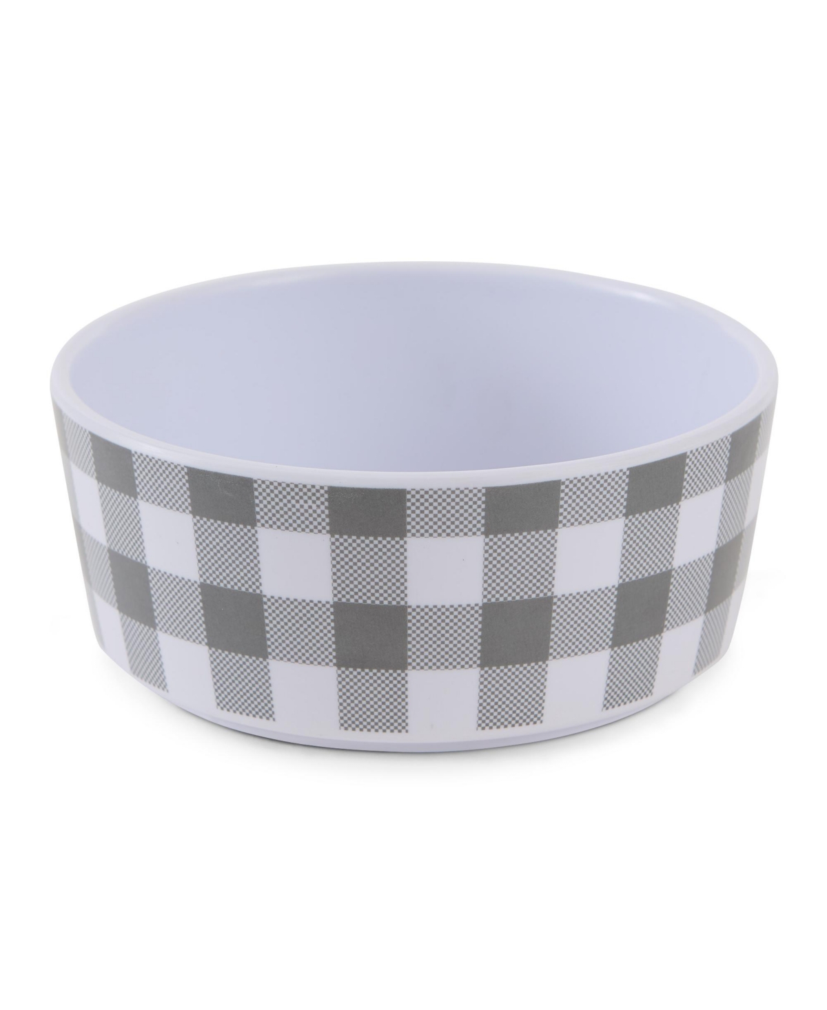Click here for Bone Dry Gingham Melamine Single Pet Bowl Non-Slip... prices