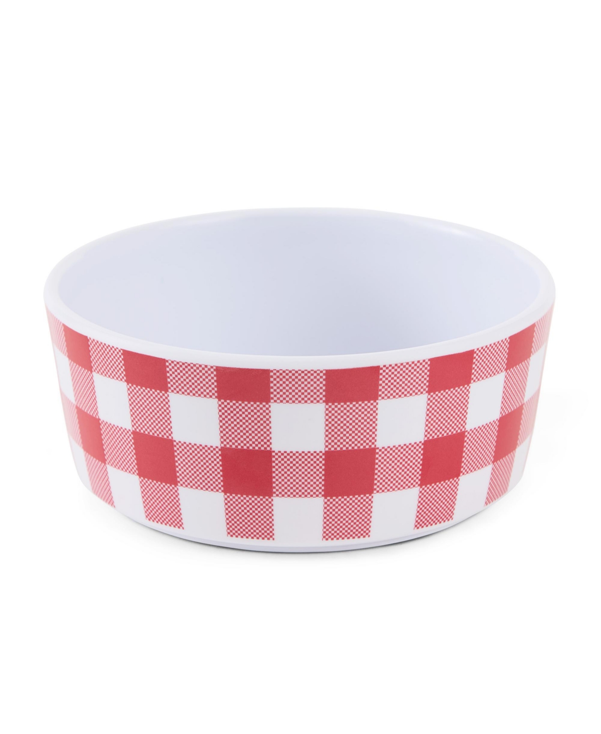 Click here for Bone Dry Gingham Melamine Single Pet Bowl Non-Slip... prices
