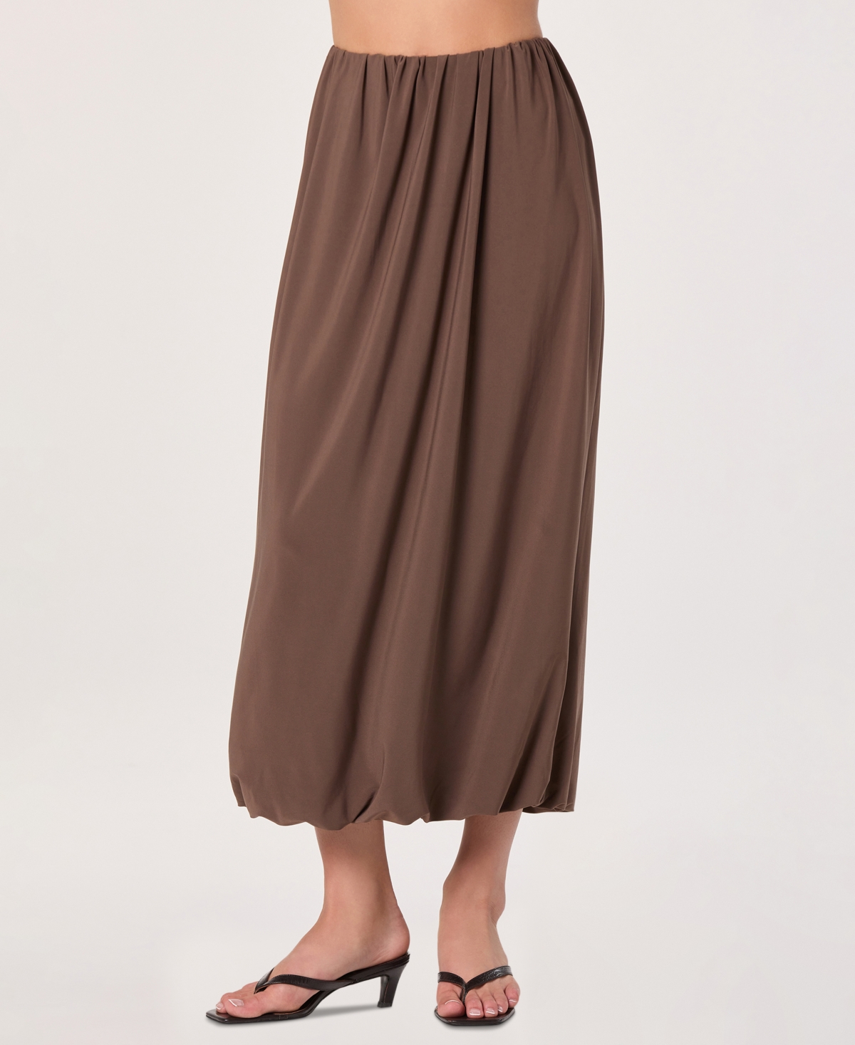Click here for Astr the Label Womens Bubble Hem Midi Skirt - Mush... prices