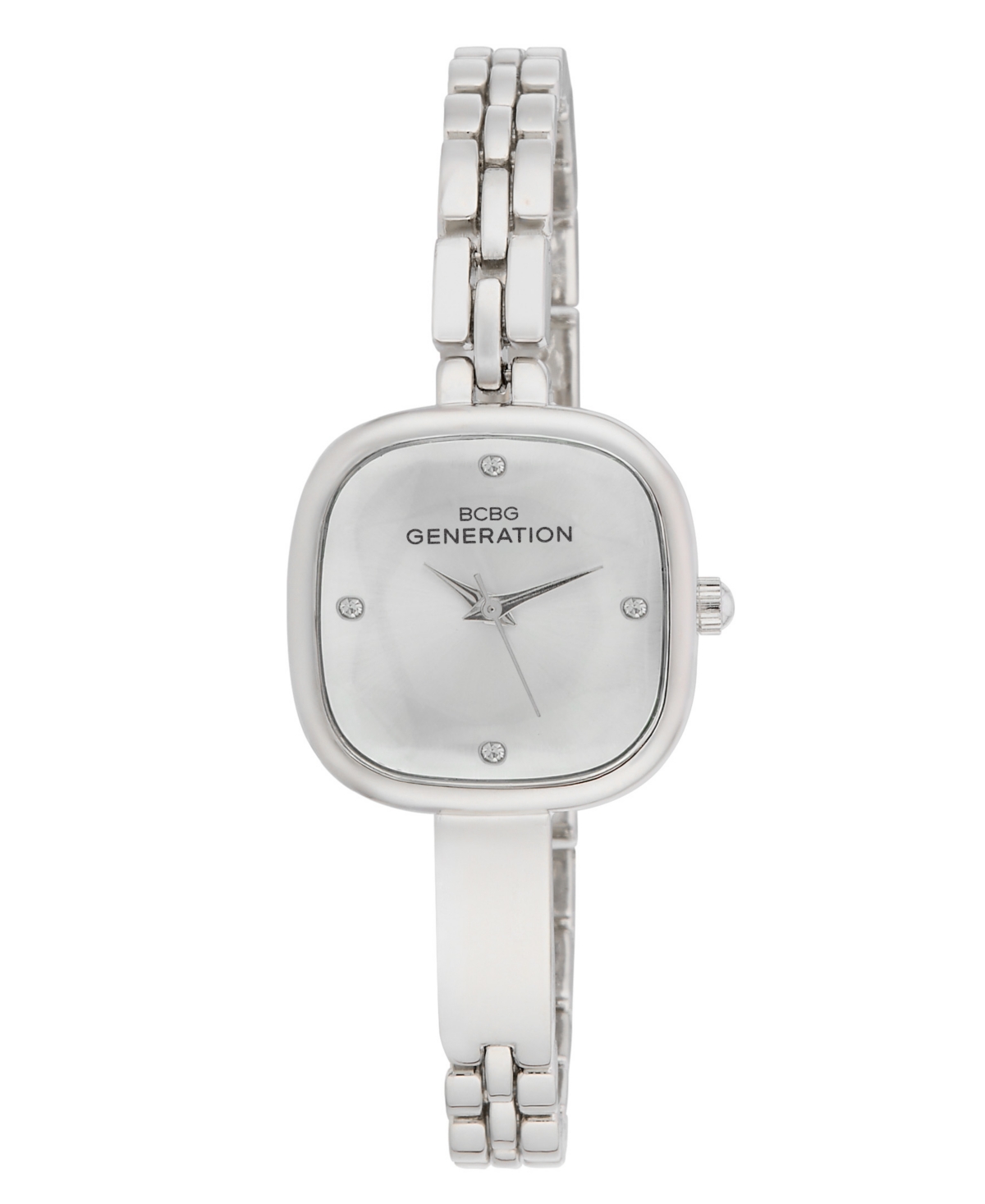 Click here for BCBGeneration Womens Quartz Square Case Half Bangl... prices