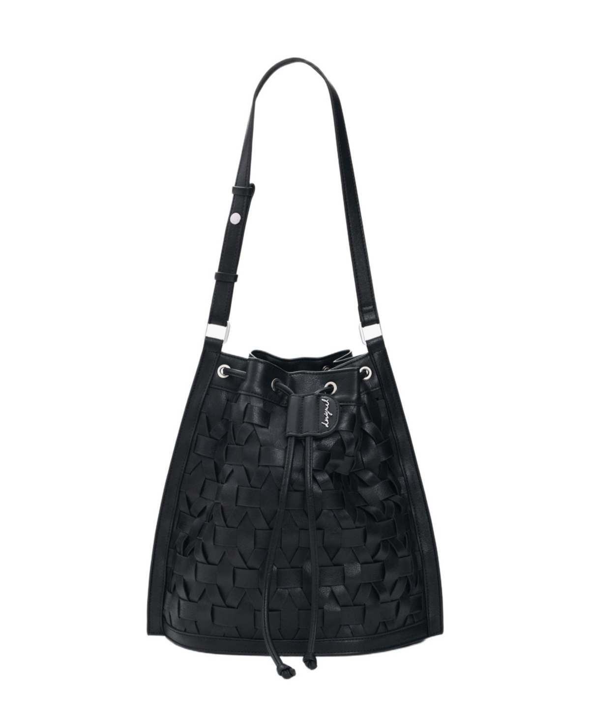Click here for Desigual Womens Braided backpack - Black prices