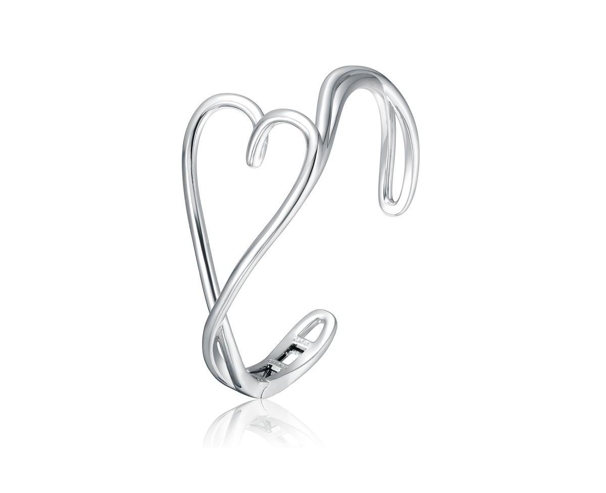 Click here for Rachel Glauber Timeless White Gold Plated Heart De... prices