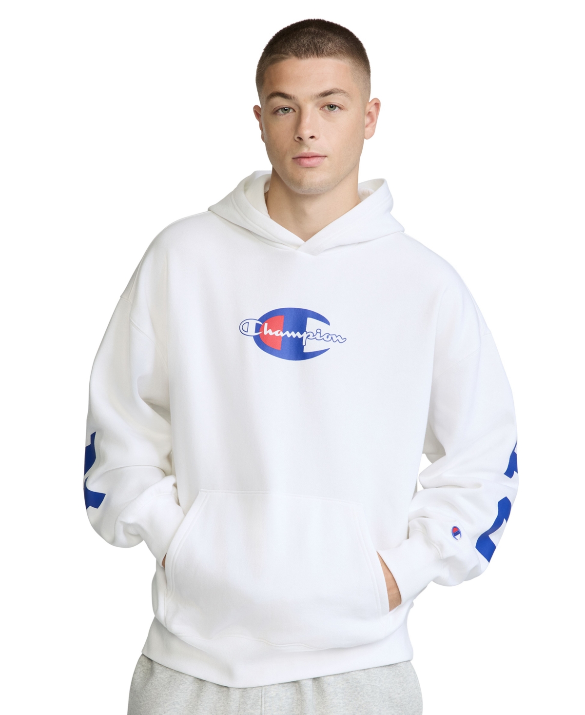 Click here for Champion Mens Across Long-Sleeve Sweatshirt - Brig... prices