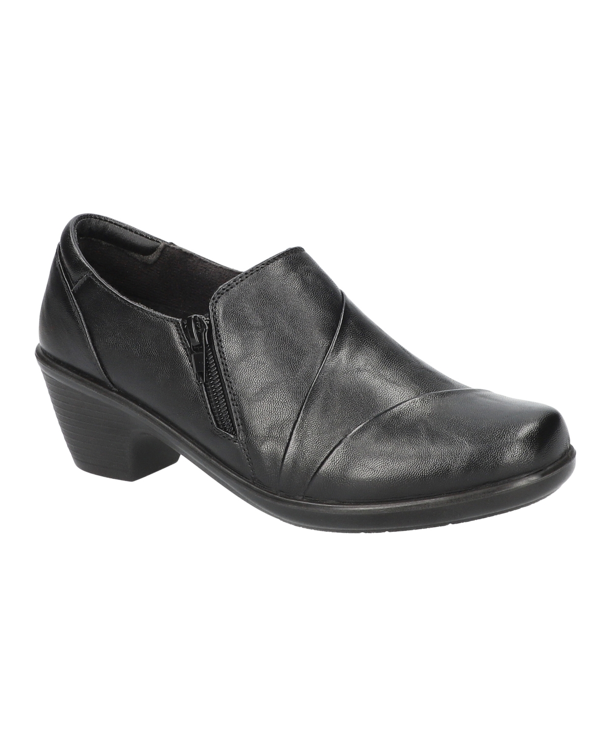 Click here for Easy Street Womens Rey Round Toe Shooties - Black prices