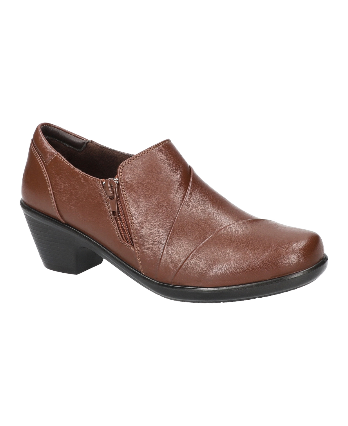 Click here for Easy Street Womens Rey Round Toe Shooties - Tan prices