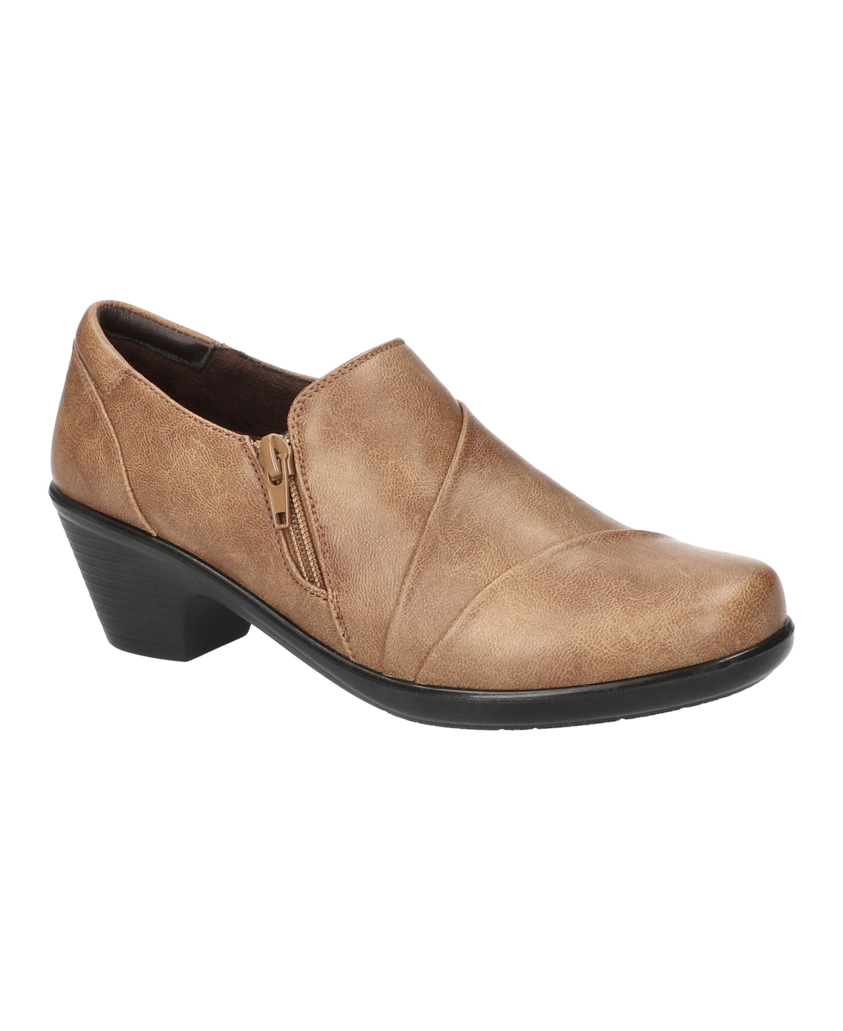 Click here for Easy Street Womens Rey Round Toe Shooties - Taupe prices