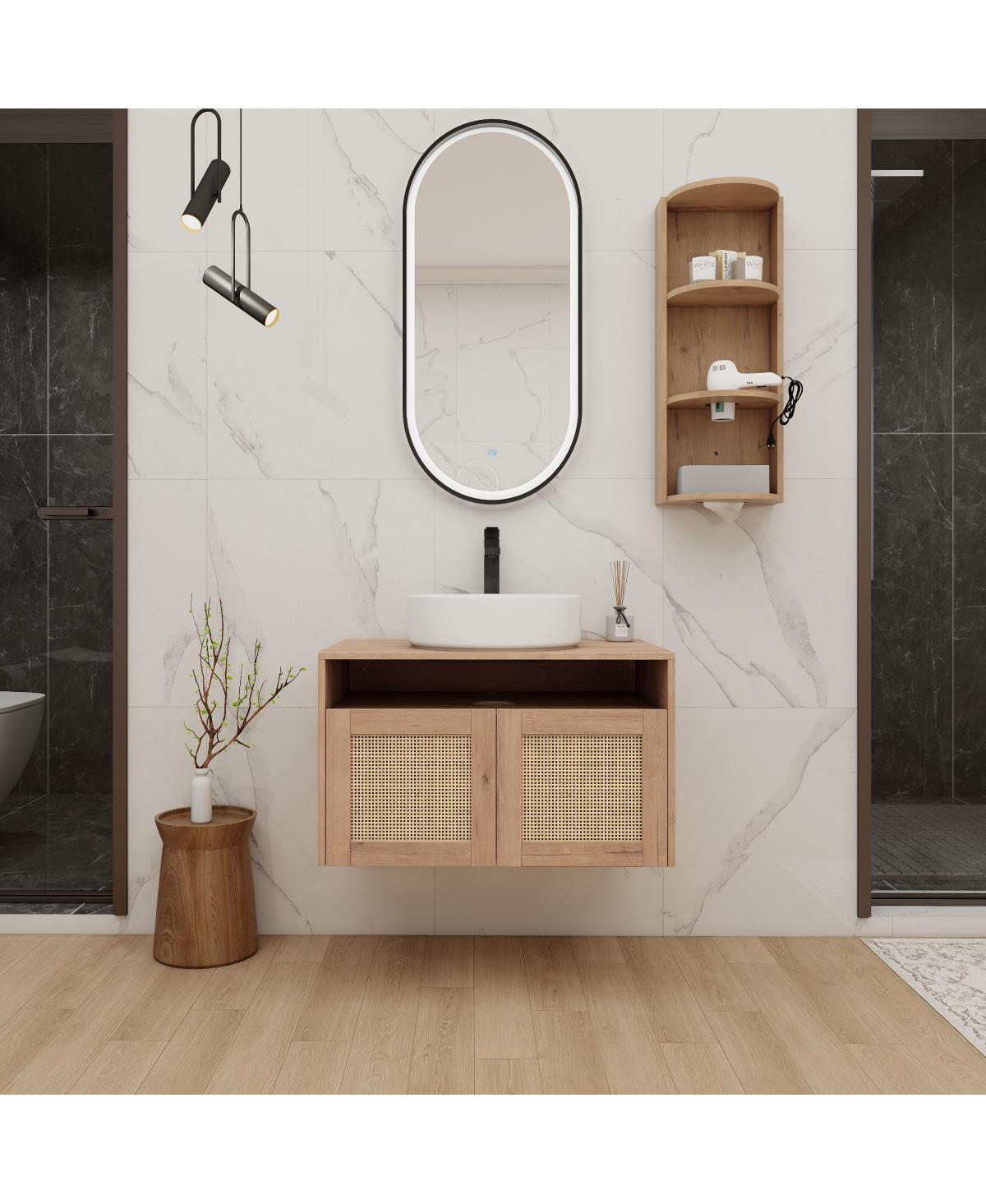 Click here for Sillysis Wall Mounted Modern Bathroom Vanity Set... prices