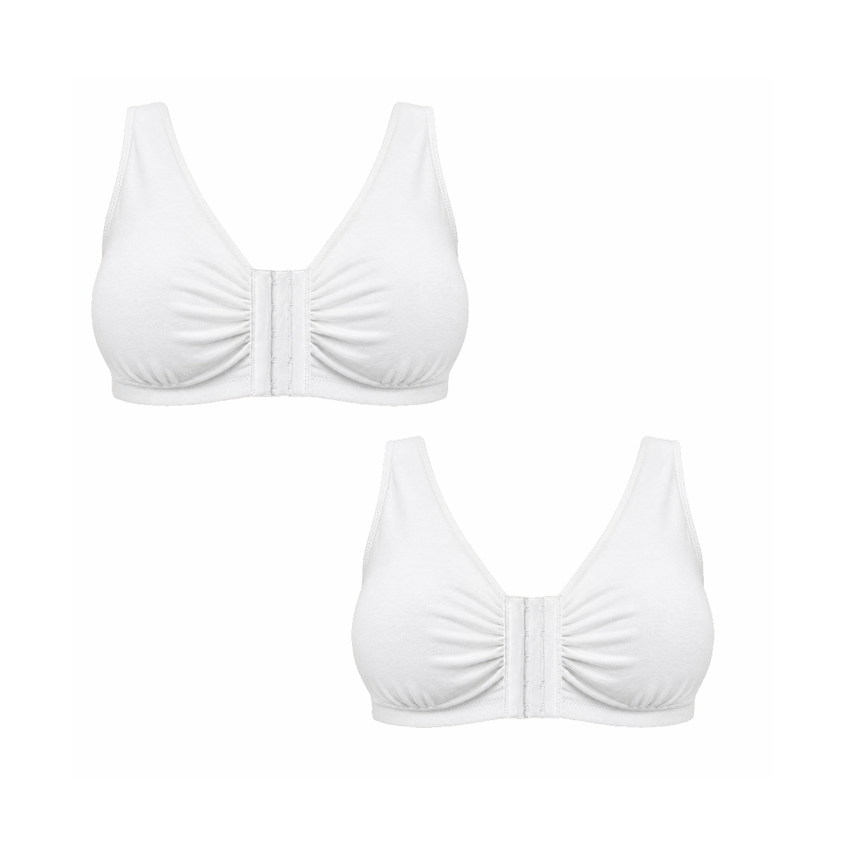 Click here for Meadow Womens Ease Cotton Front Closure Bra for Ma... prices
