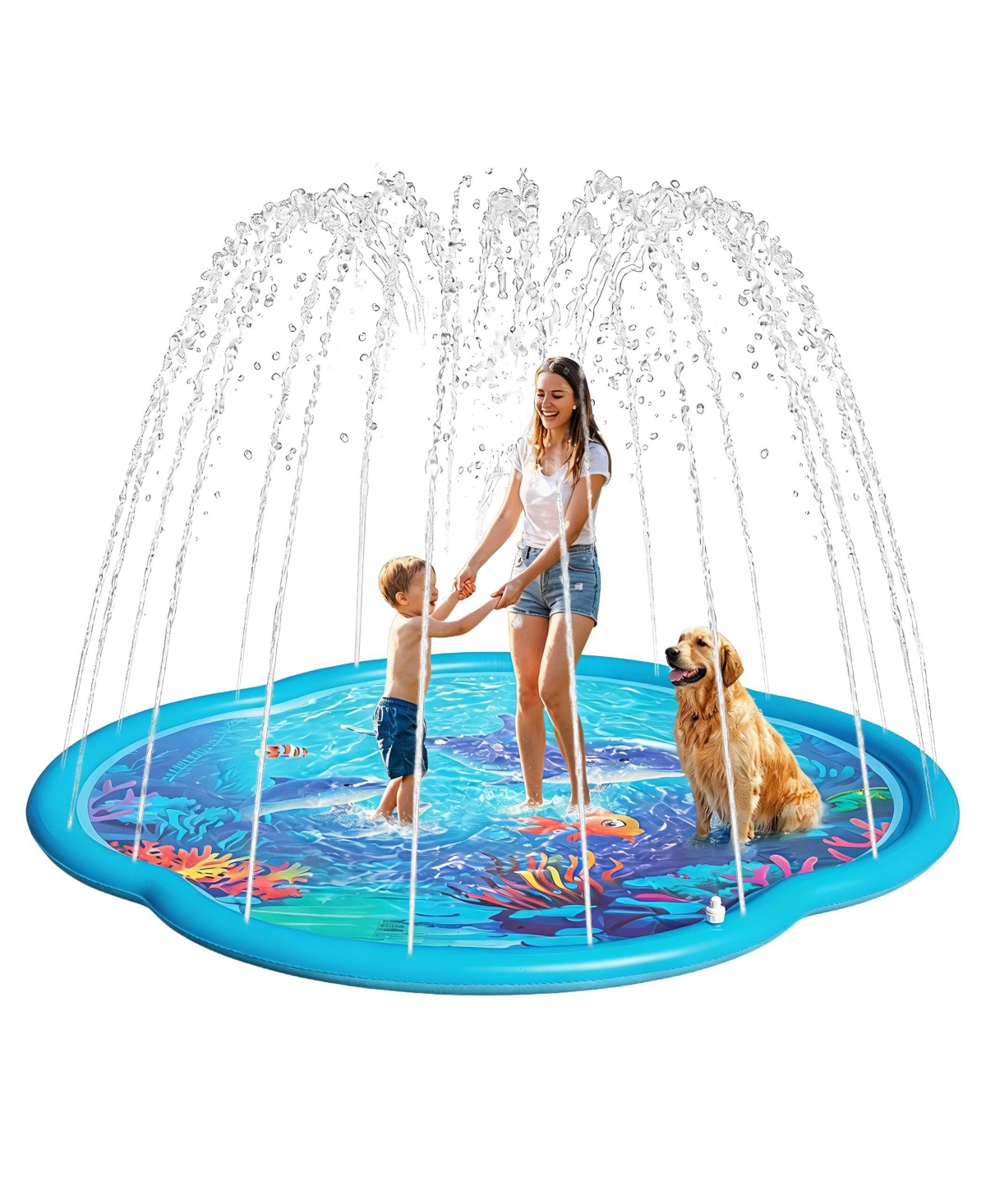 Click here for Aofar Splash Pad Sprinkler Dog Kids Inflatable Wat... prices