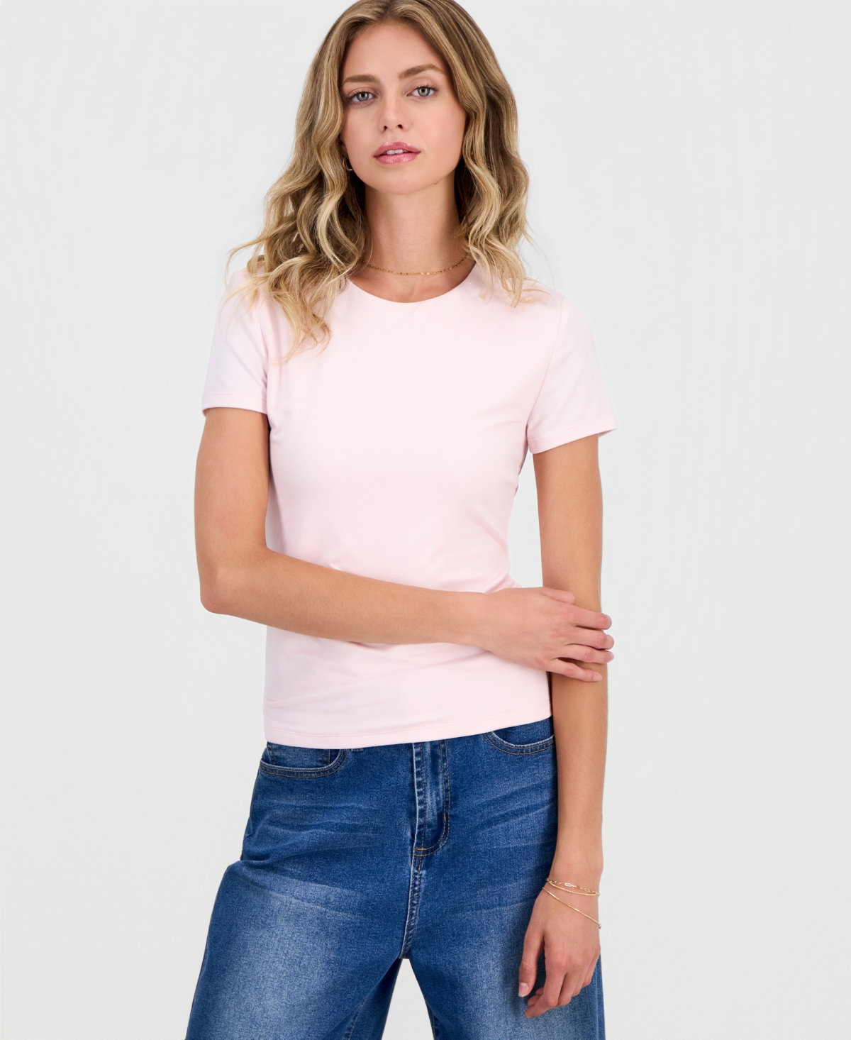 Click here for Hippie Rose Juniors Crewneck Short-Sleeve T-Shirt... prices