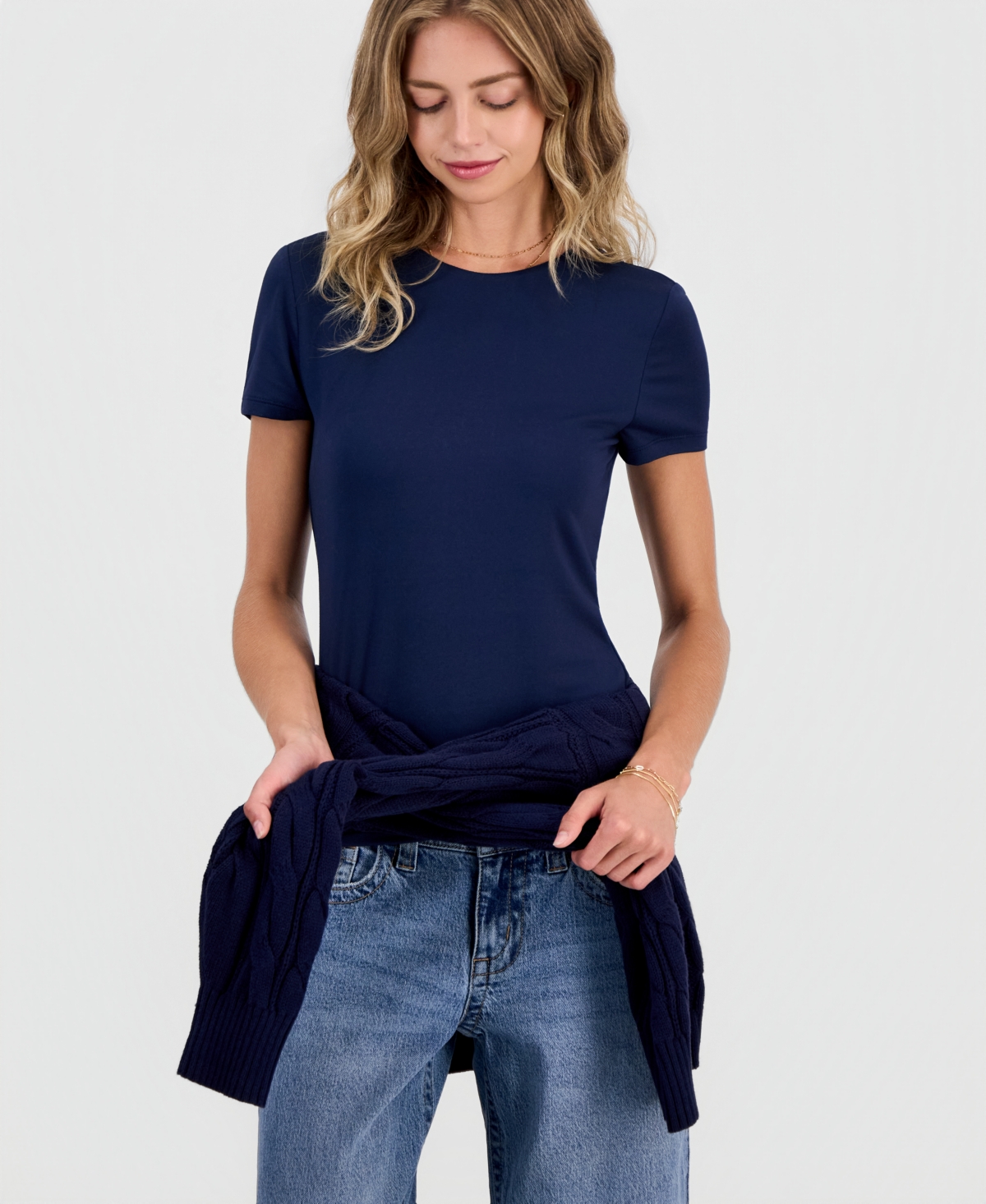 Click here for Hippie Rose Juniors Crewneck Short-Sleeve T-Shirt... prices