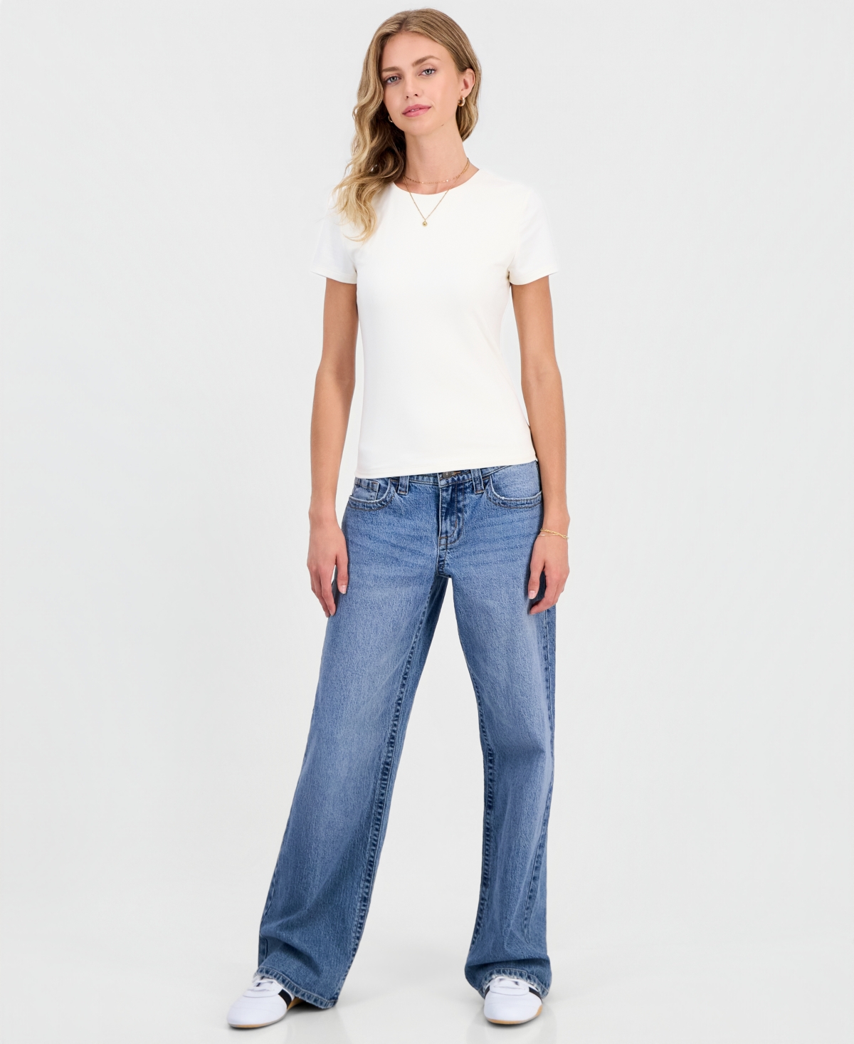 Click here for Hippie Rose Juniors Crewneck Short-Sleeve T-Shirt... prices