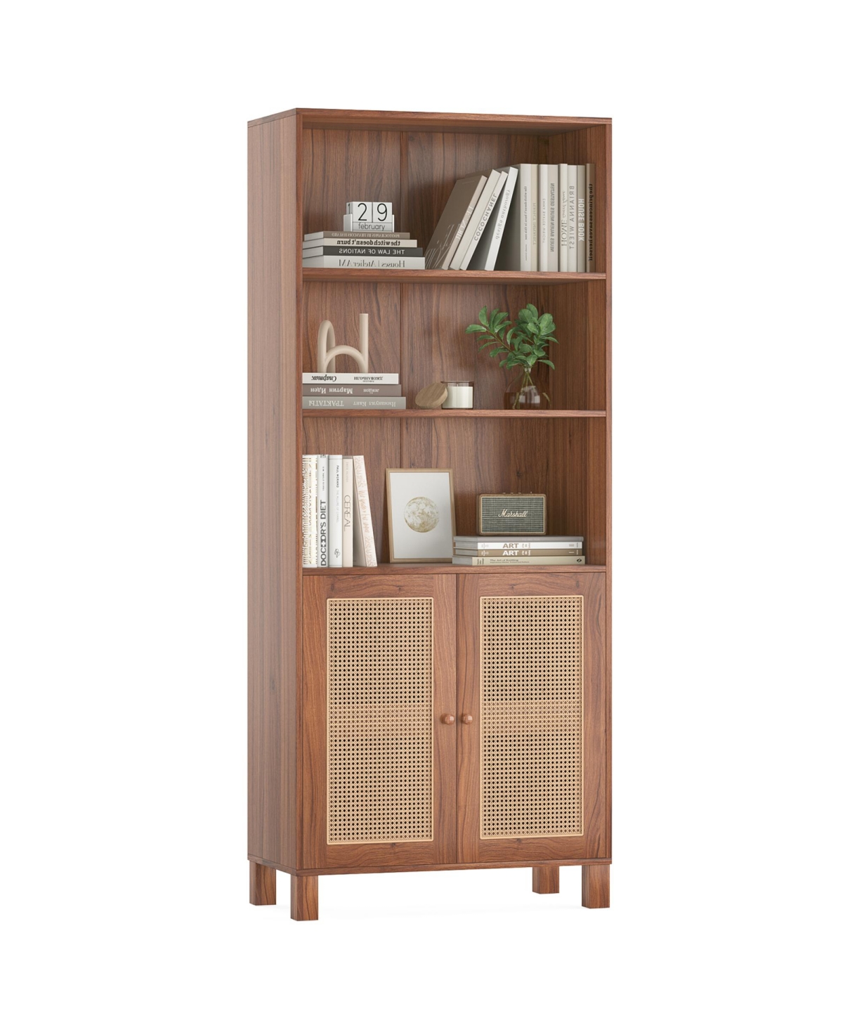 Click here for Rainsken 71 Tall Bookshelf  5 Tier Wood Storage Bo... prices