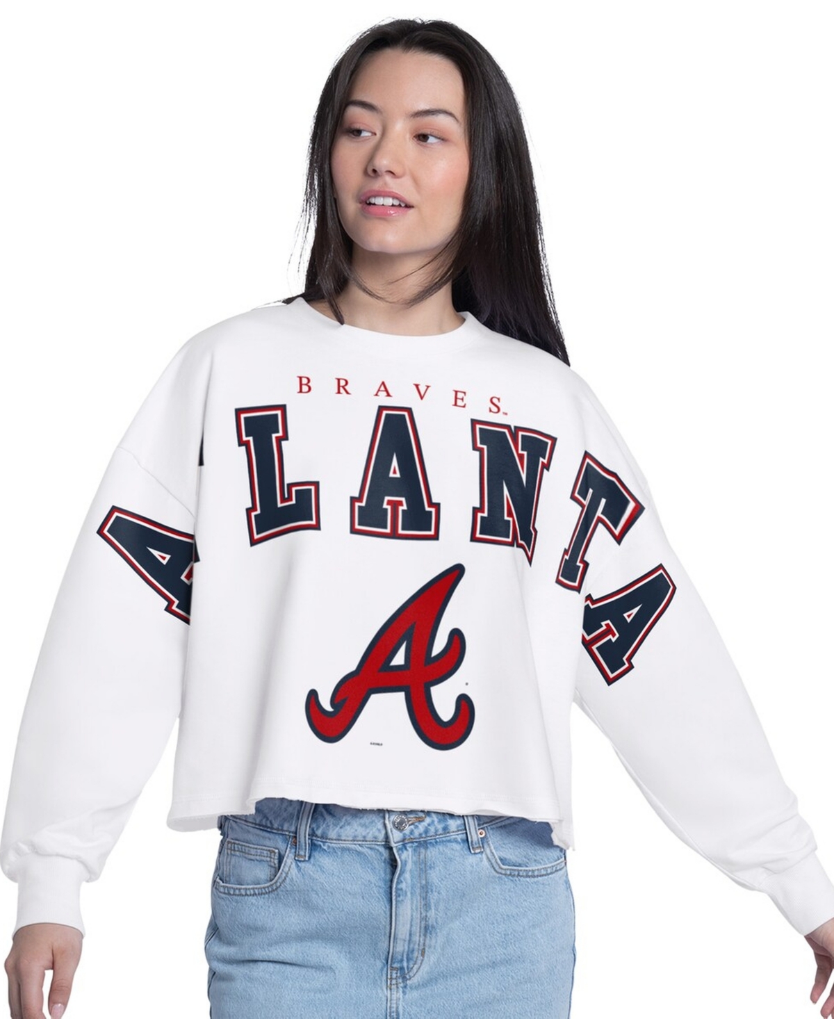 Click here for G-iii 4Her by Carl Banks Womens White Atlanta Brav... prices