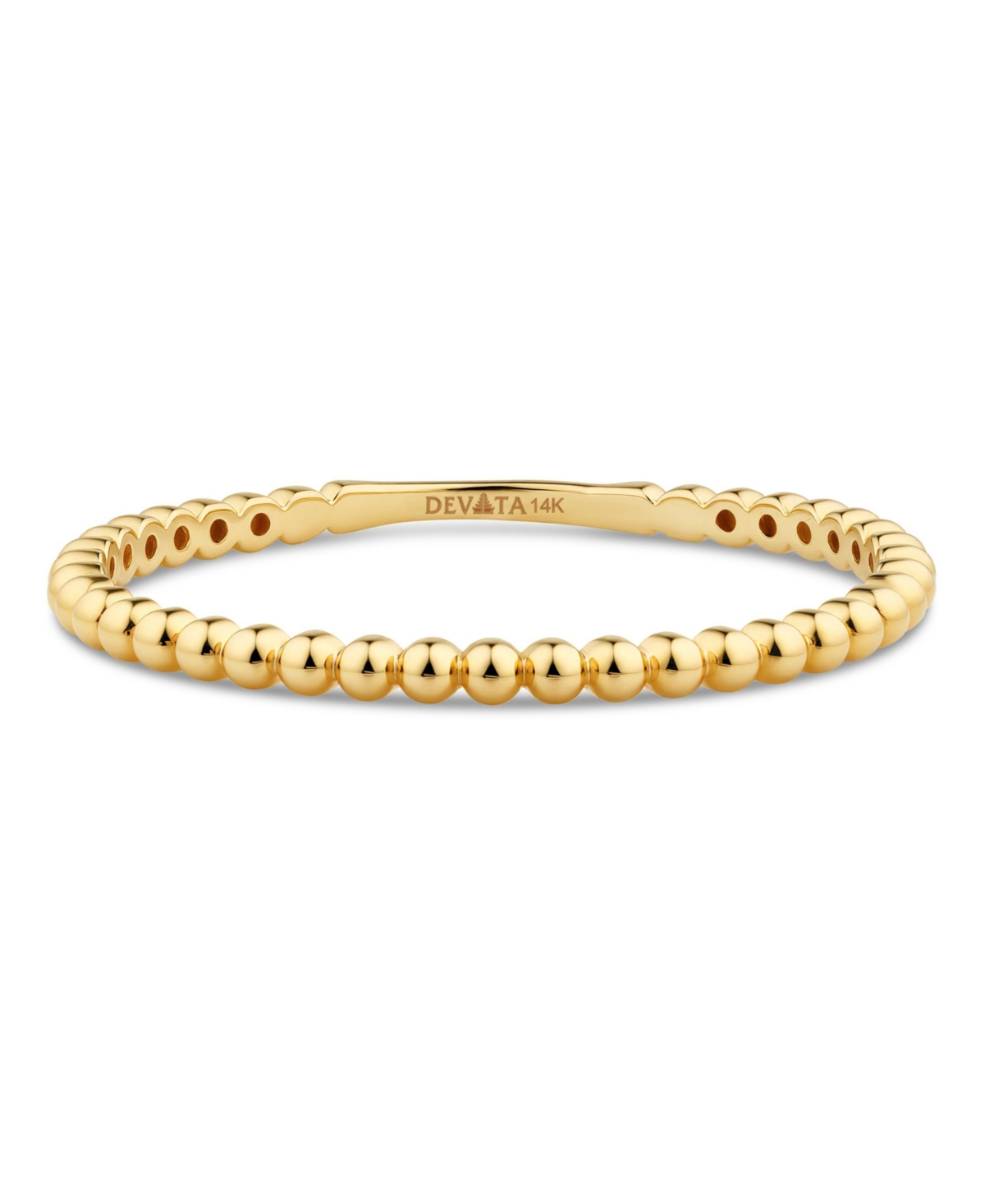 Click here for Devata Beaded Ball Ring in 14K Gold - Gold prices