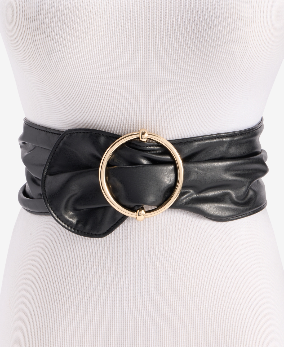 Click here for I.n.c. International Concepts Faux-Leather Sash Be... prices