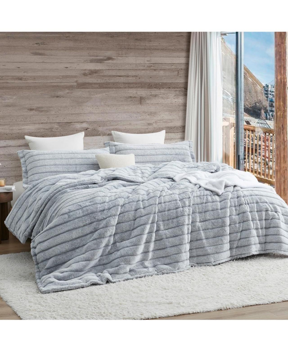 Click here for Coma Inducer Oversized Comforter Set - Frosted gra... prices