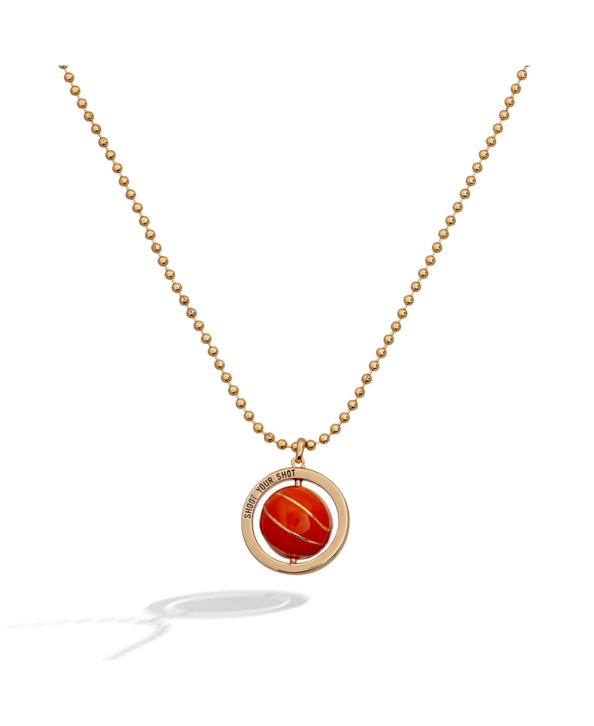 Click here for Alex and Ani Basketball Spinner Pendant - Gold prices