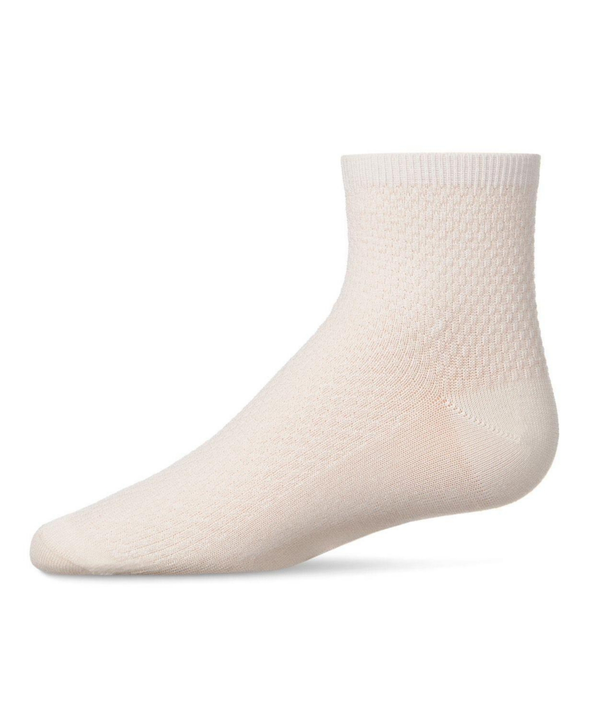 Click here for MeMoi Baby Pique Stitch Anklet Socks - Winter whit... prices