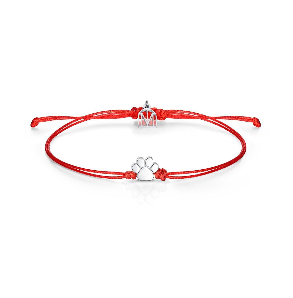 Click here for Mantra Pawprint Thread Bracelet - Silver prices