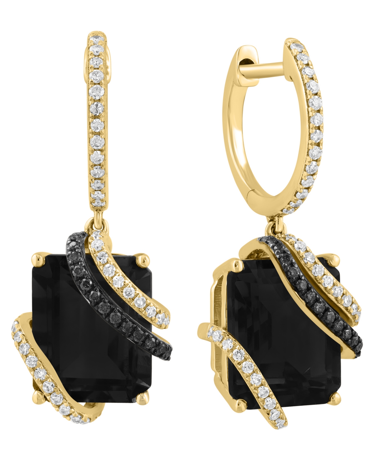 Click here for Effy Collection Onyx  White Diamond (1/4 ct. t.w.)... prices