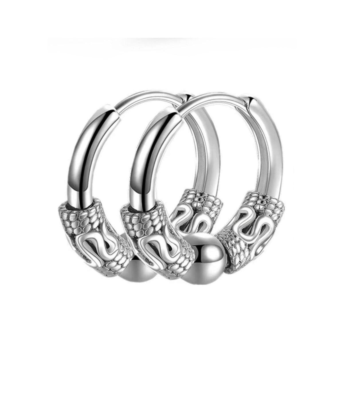 Click here for Rebl Jewelry Womens Wrapped Huggie Hoop Earrings -... prices