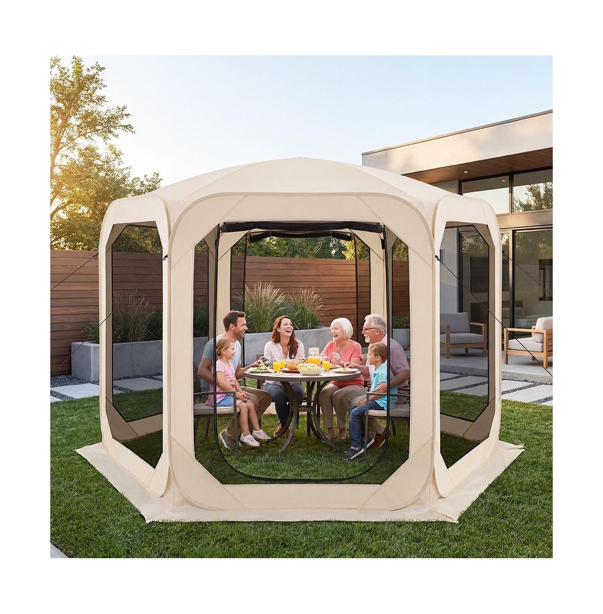 Click here for Cowin 10FT Pop Up Screen House Tent  Portable Outd... prices