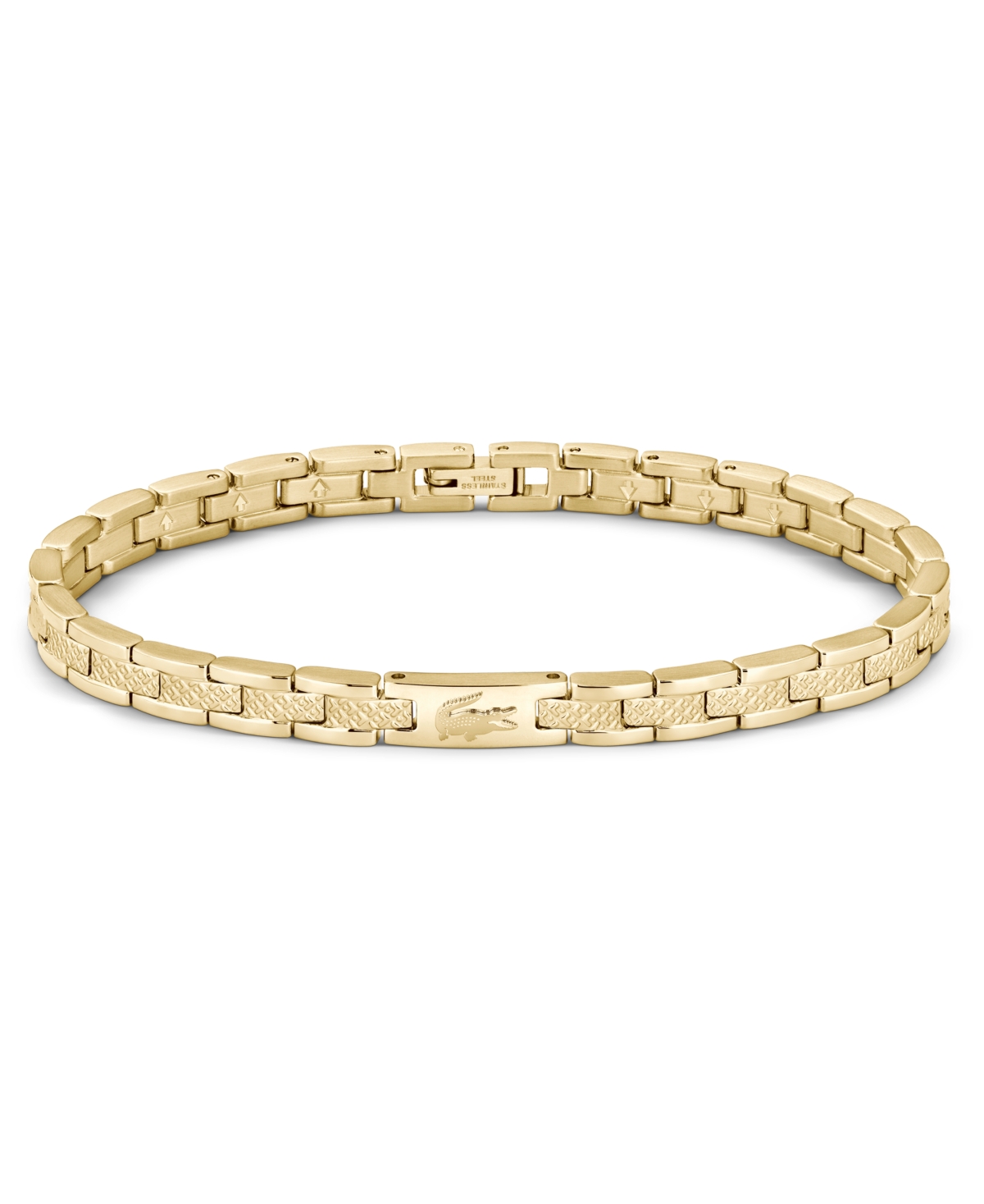 Click here for Lacoste Metropole H-Link Bracelet - Gold prices