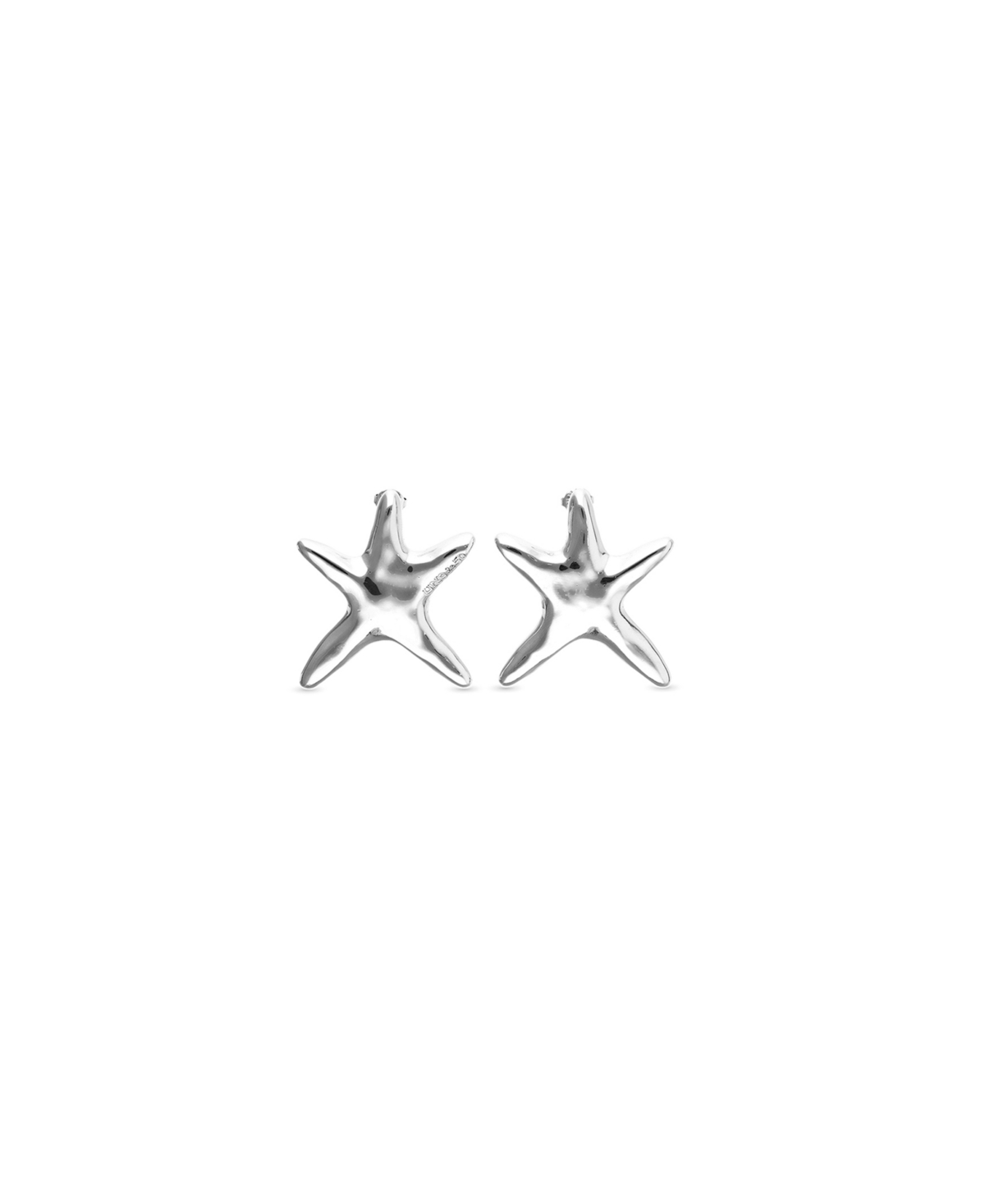 Click here for UNOde50 Large Silver-tone Star Earrings prices
